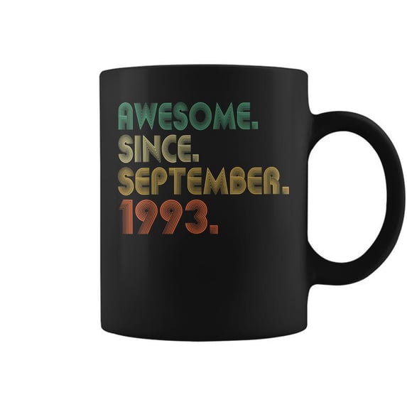 Awesome Since September 1993 30Th Birthday 30 Year Old Coffee Mugs ...