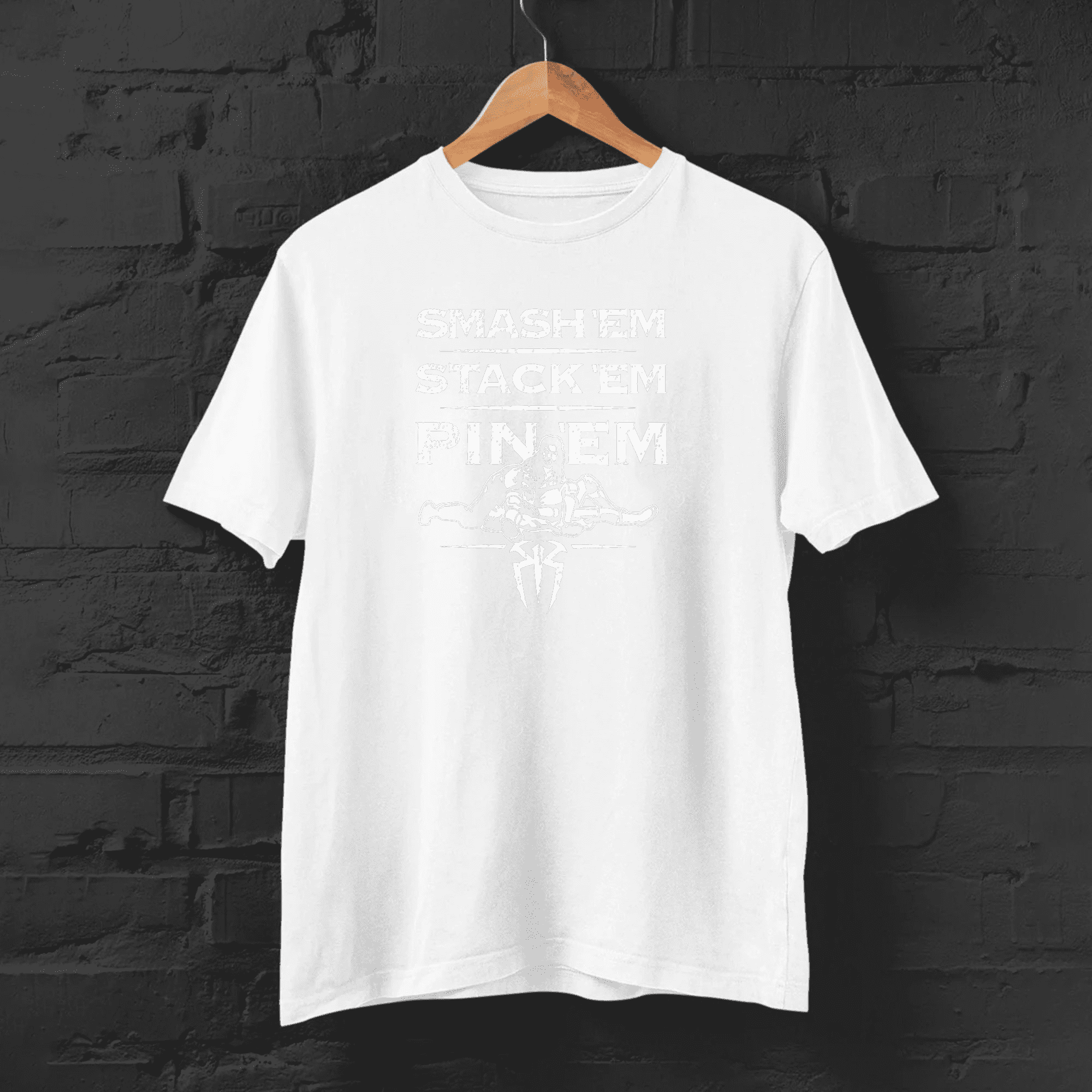 Awesome Smash Em Stack Em Pin Em Tshirt - Walmart.com