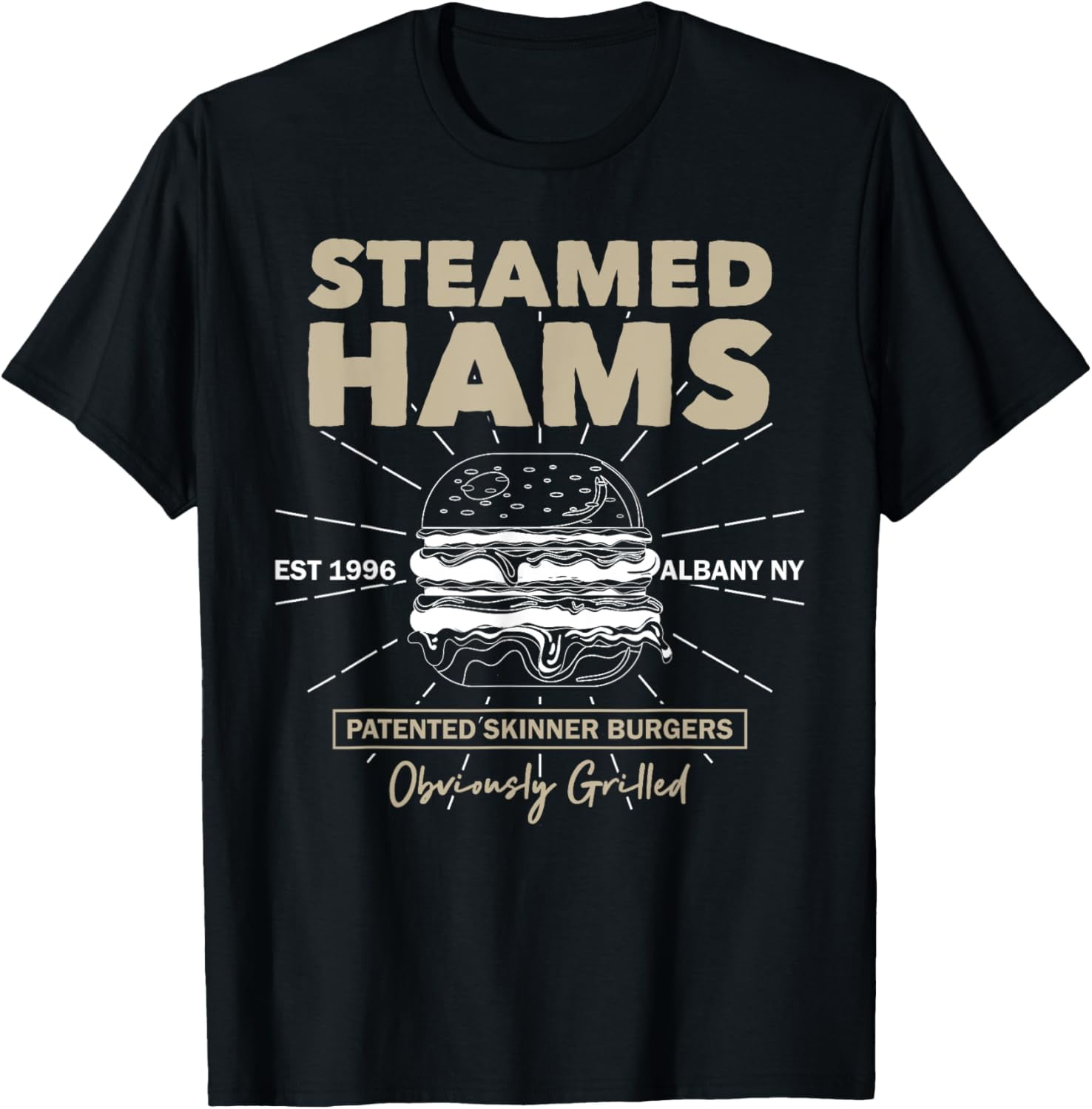 Awesome Steamed Hams Skinner Burger Themed Funny Meme T-Shirt - Walmart.com
