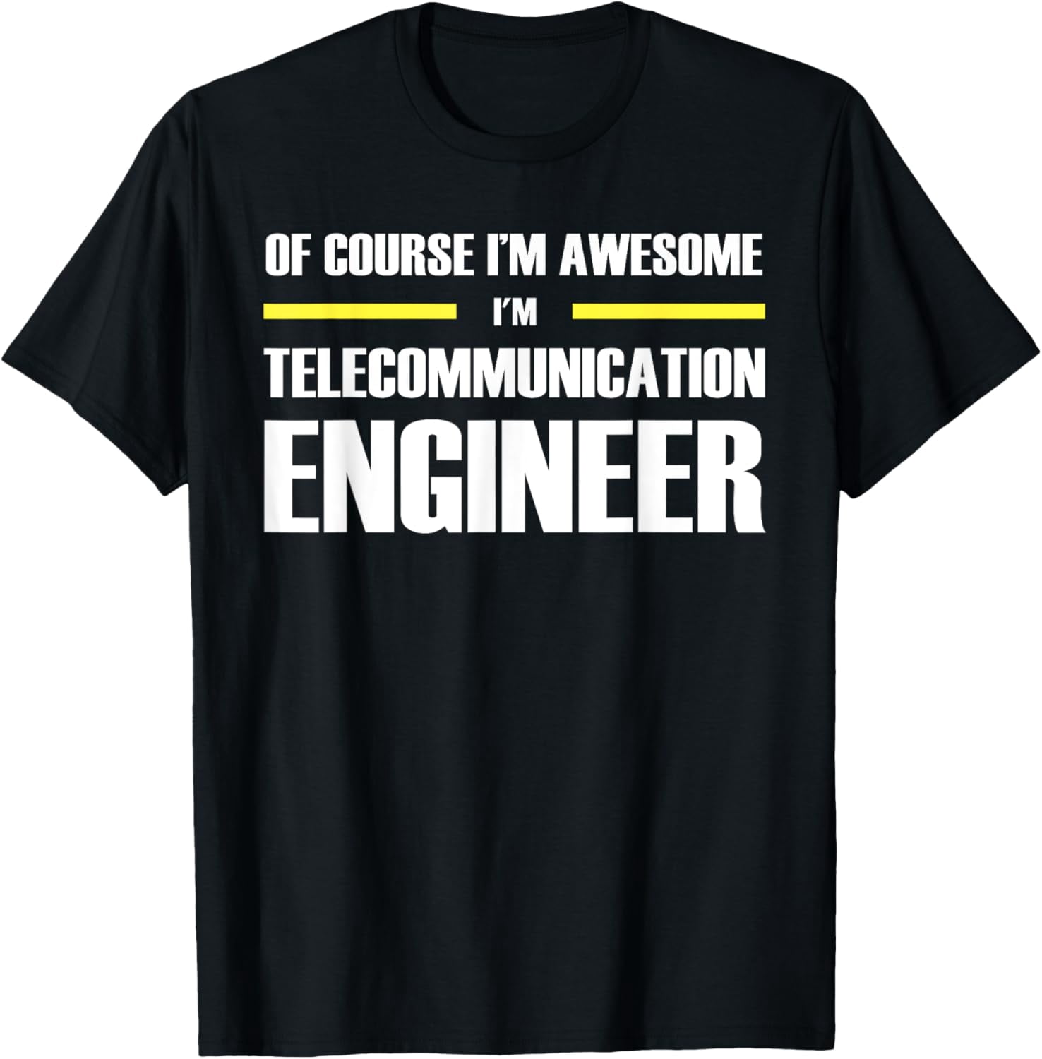 Awesome Telecommunication Engineer T-Shirt100%cotton - Walmart.com