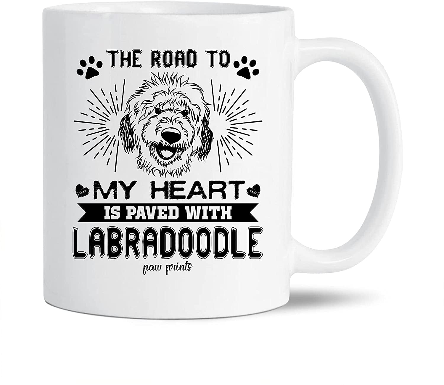 Awesome The Road To My Heart Is Paved With Labradoodle Pottery Coffee ...