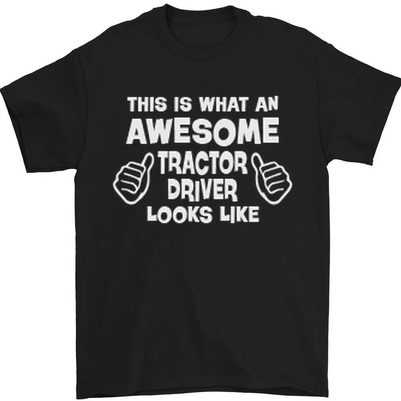Awesome Tractor Driver Farmer Farming T-Shirt - Walmart.com