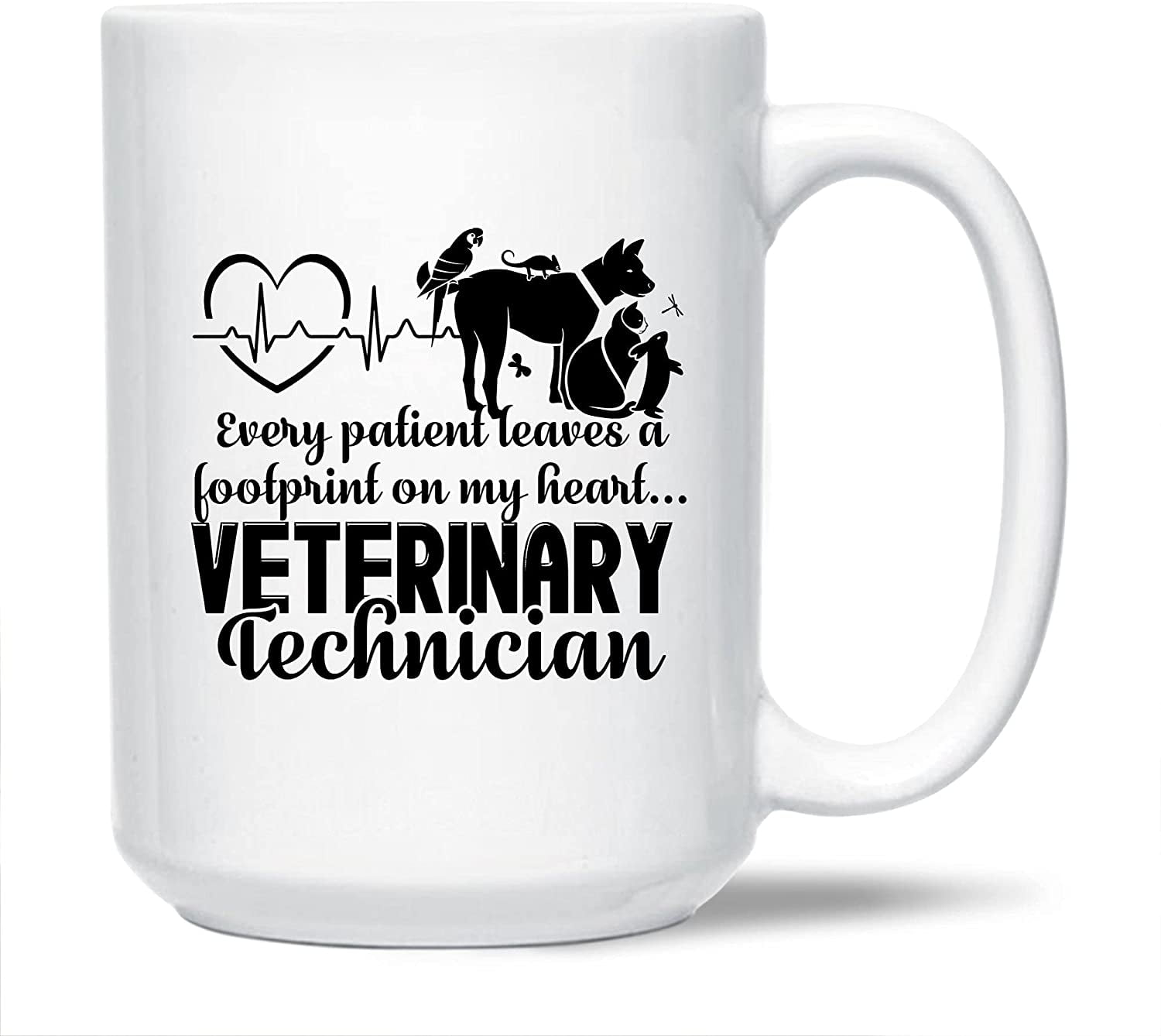 Awesome Vet Tech Decorative Mug, Veterinary Technician Pottery Teacup ...