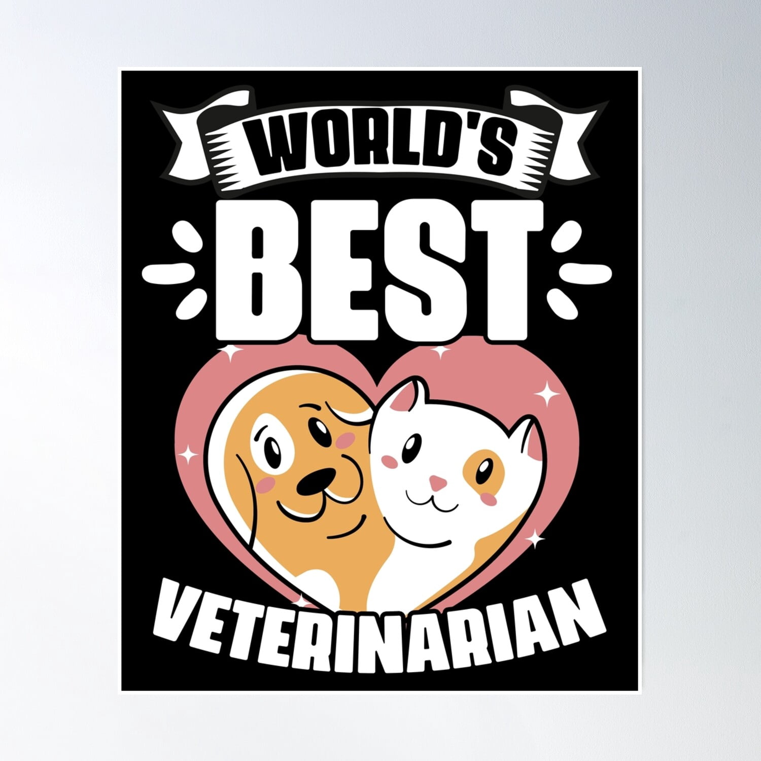 Awesome Veterinary Medicine For World'S Best Veterinarian Poster Wall ...