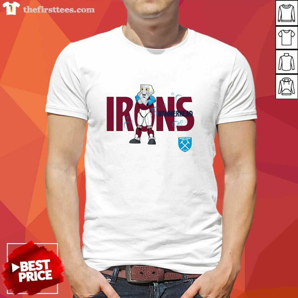 Awesome West Ham United Vive La Fete Youth Hammerhead Irones TSHIRT ...