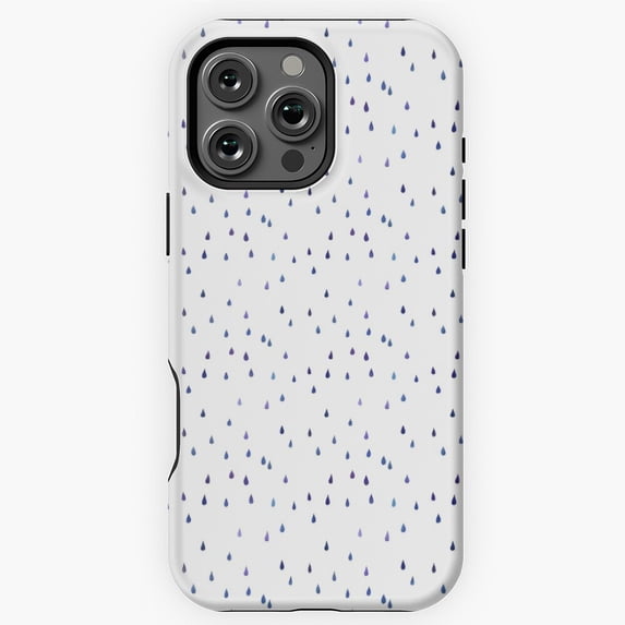 Awesome Winter Rain Design Weather Phone Case for iPhone 16 15 14 13 12 ...