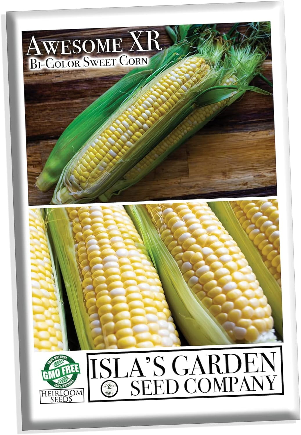 Awesome XR Bi-Color Sweet Corn Seeds - 50+ Non-GMO Seeds, Zea mays ...