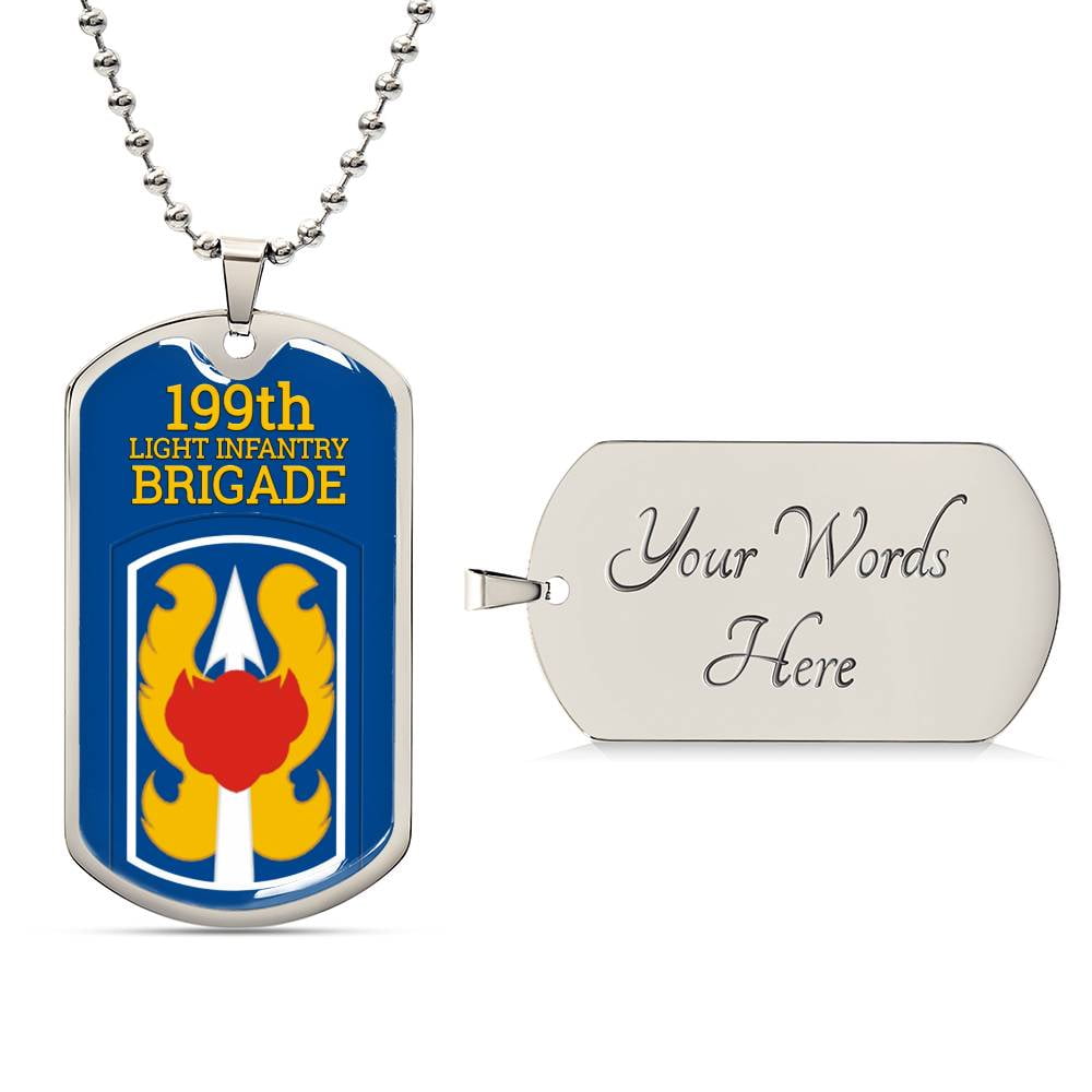 Awesome dog tag for 199th Light Infantry Brigade - Graphic Military Dog ...
