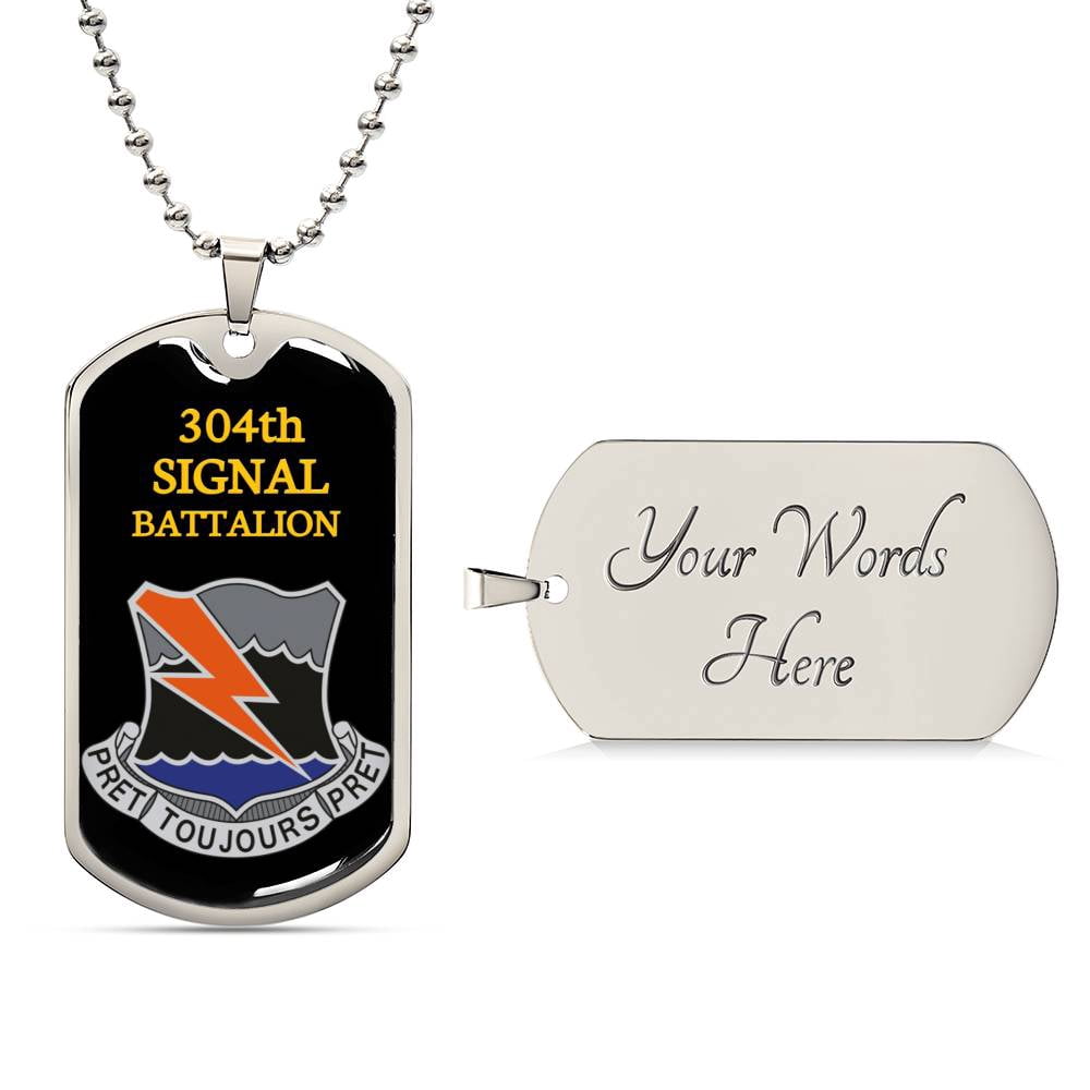 Awesome dog tag for 304th Signal battalion - Graphic Military Dog Tag ...