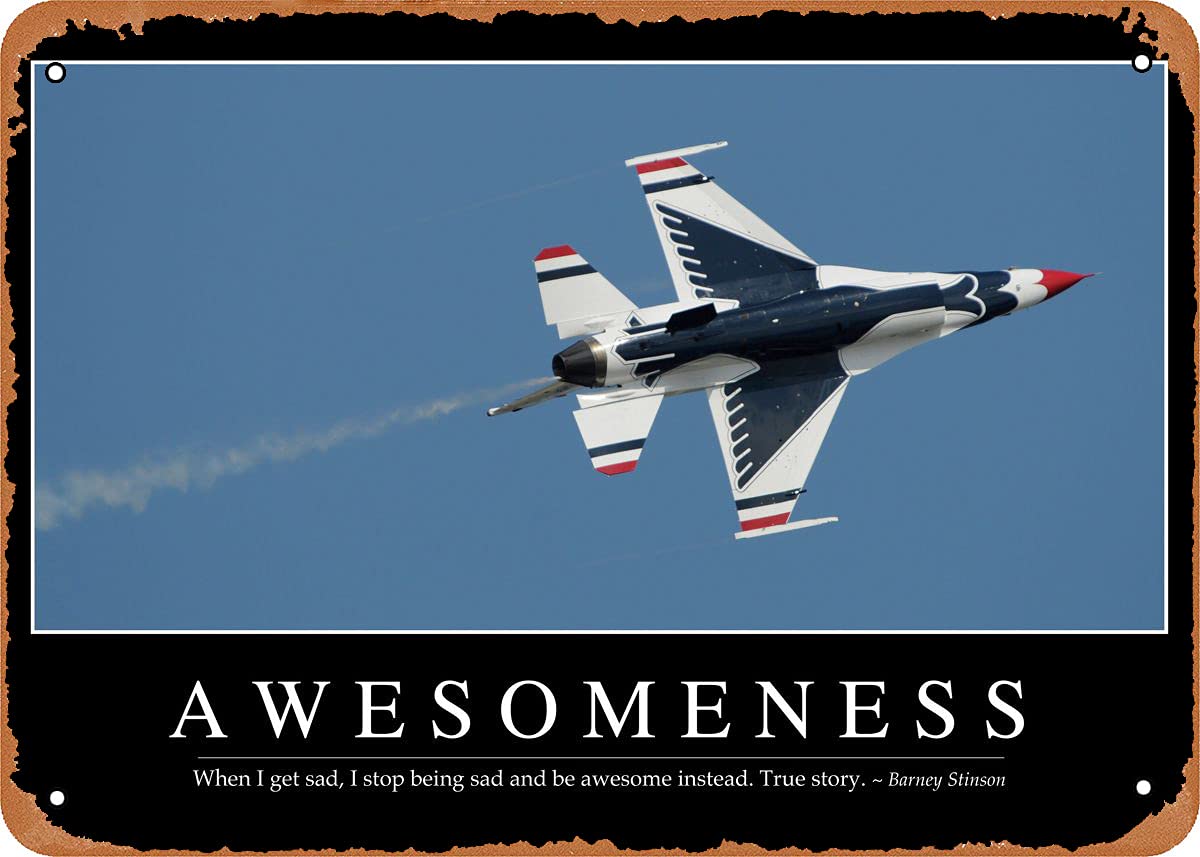 Awesomeness Motivational Motivational Posters Retro Vintage Decorative ...