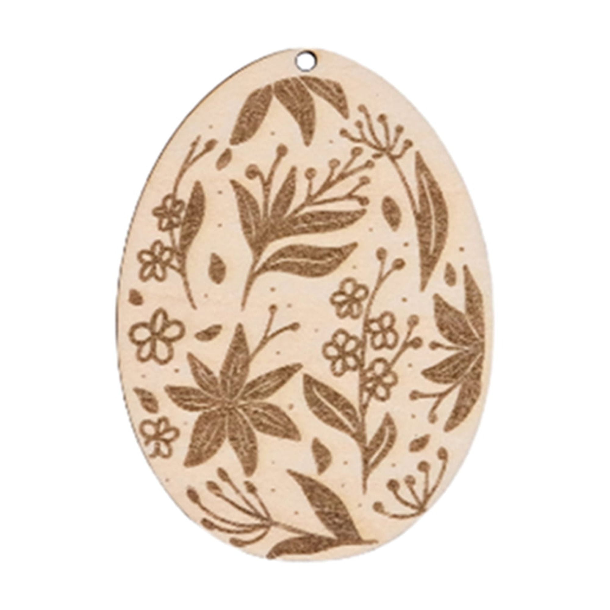 Awevudst 10 Pcs Wooden Easter Egg Cutouts Crafts Unfinished Ornaments ...