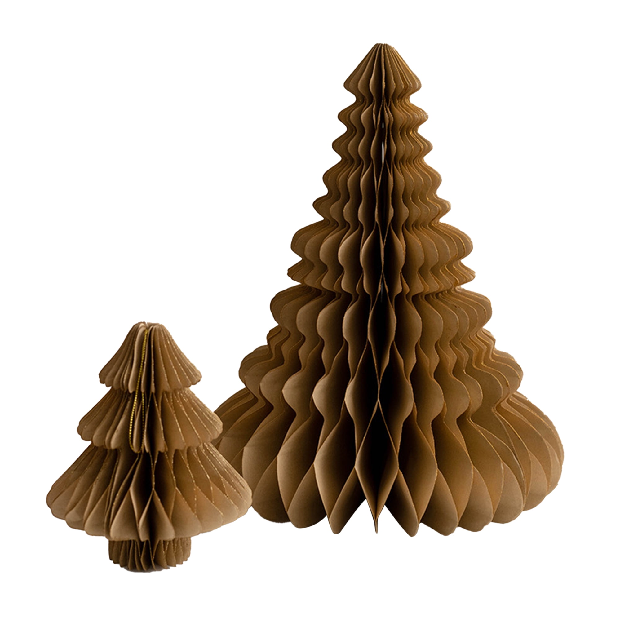 Awevudst 2 Pcs Paper Christmas Trees Desk Decor Paper Tree Table ...