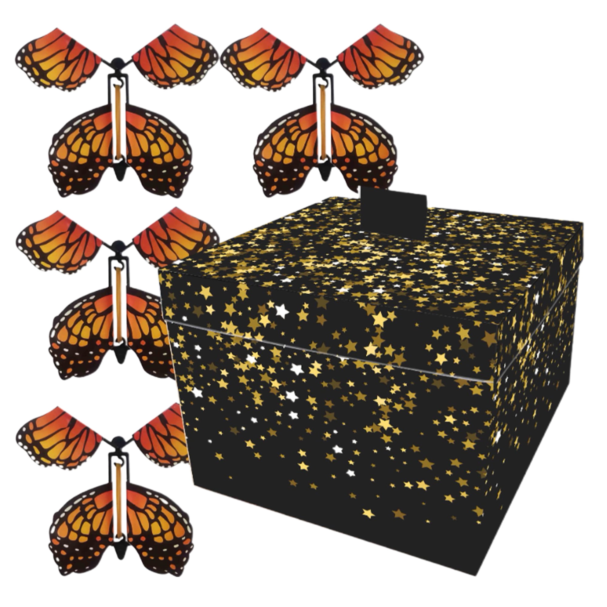 Awevudst Butterfly Explosion Present Box Flying Butterfly Surprise Box ...