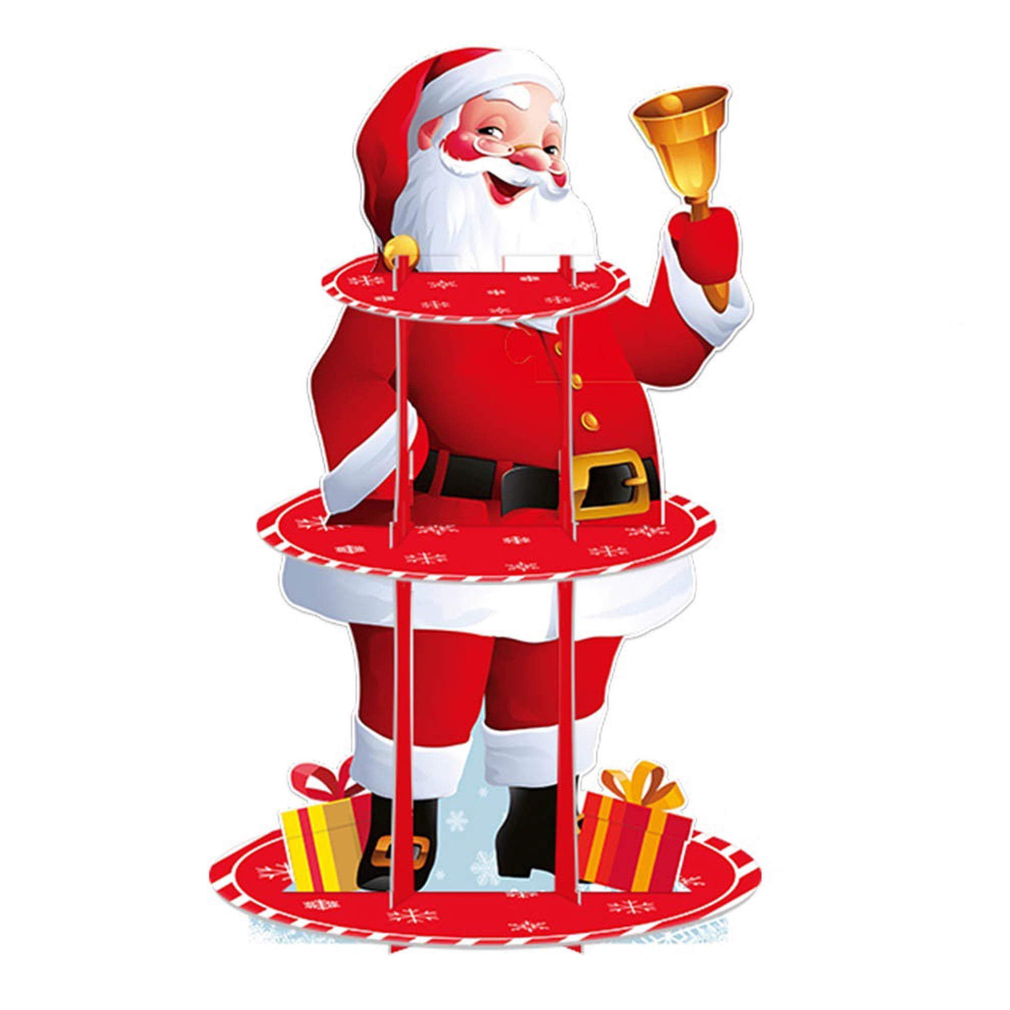 Awevudst Christmas Cake Stand Christmas Tree/Santa Claus Dessert ...