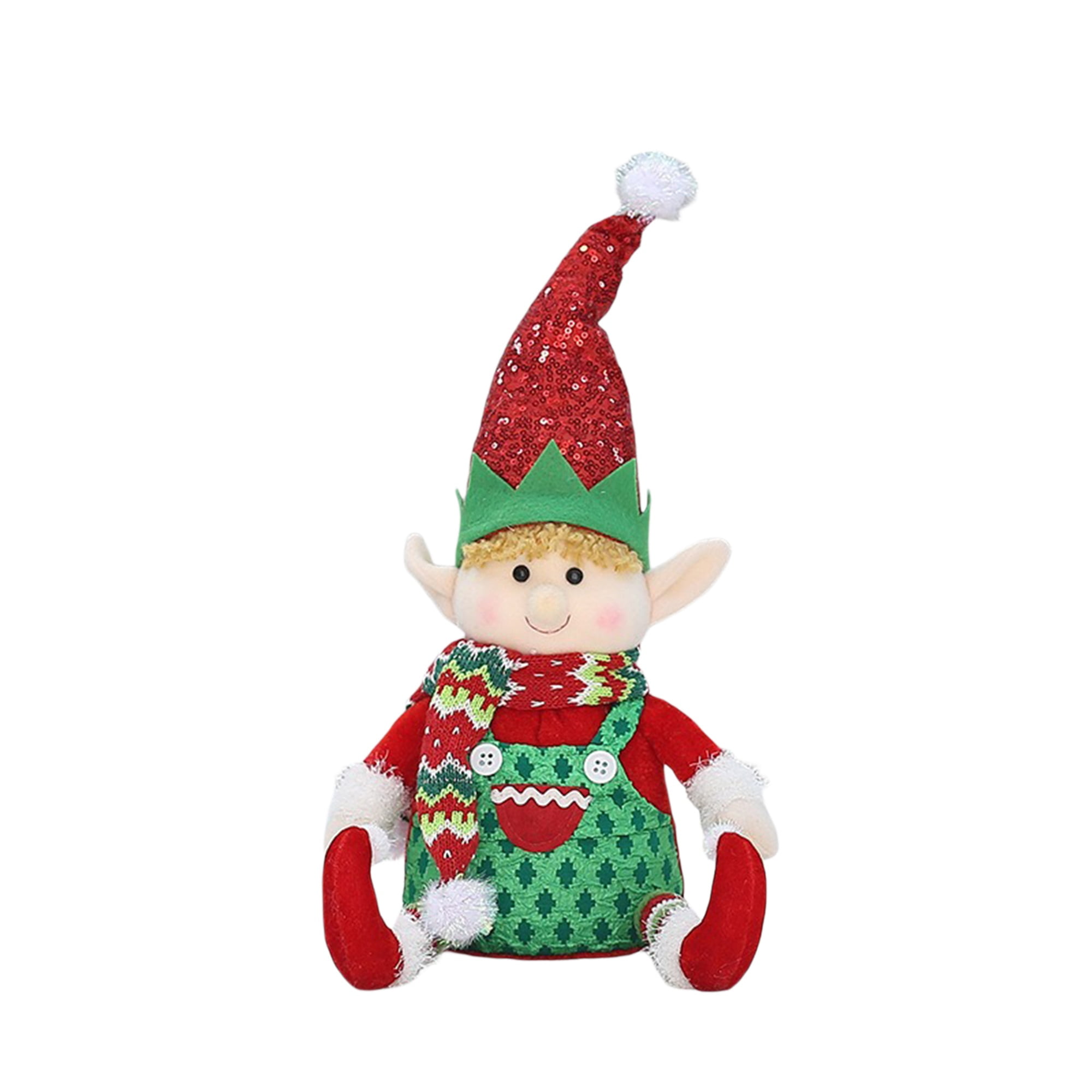 Awevudst Elf Plush Doll Stand/Sit/Lie Down Extendable Legs Toys for ...