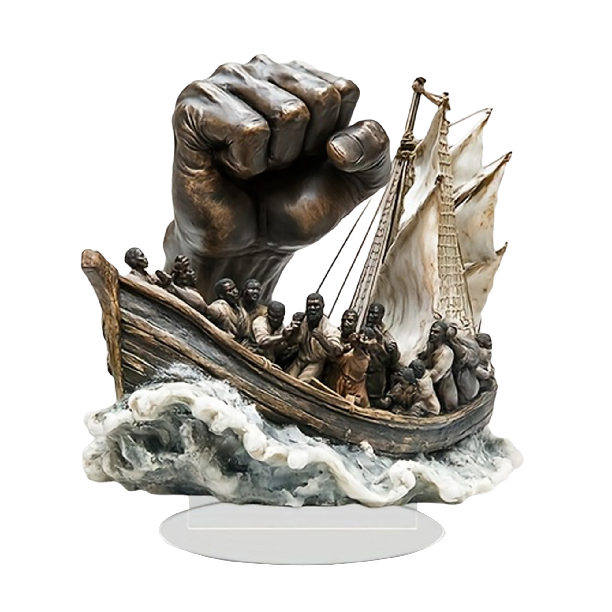 Awevudst Freedom and Liberation Ship Decorations Flat Acrylic Table ...