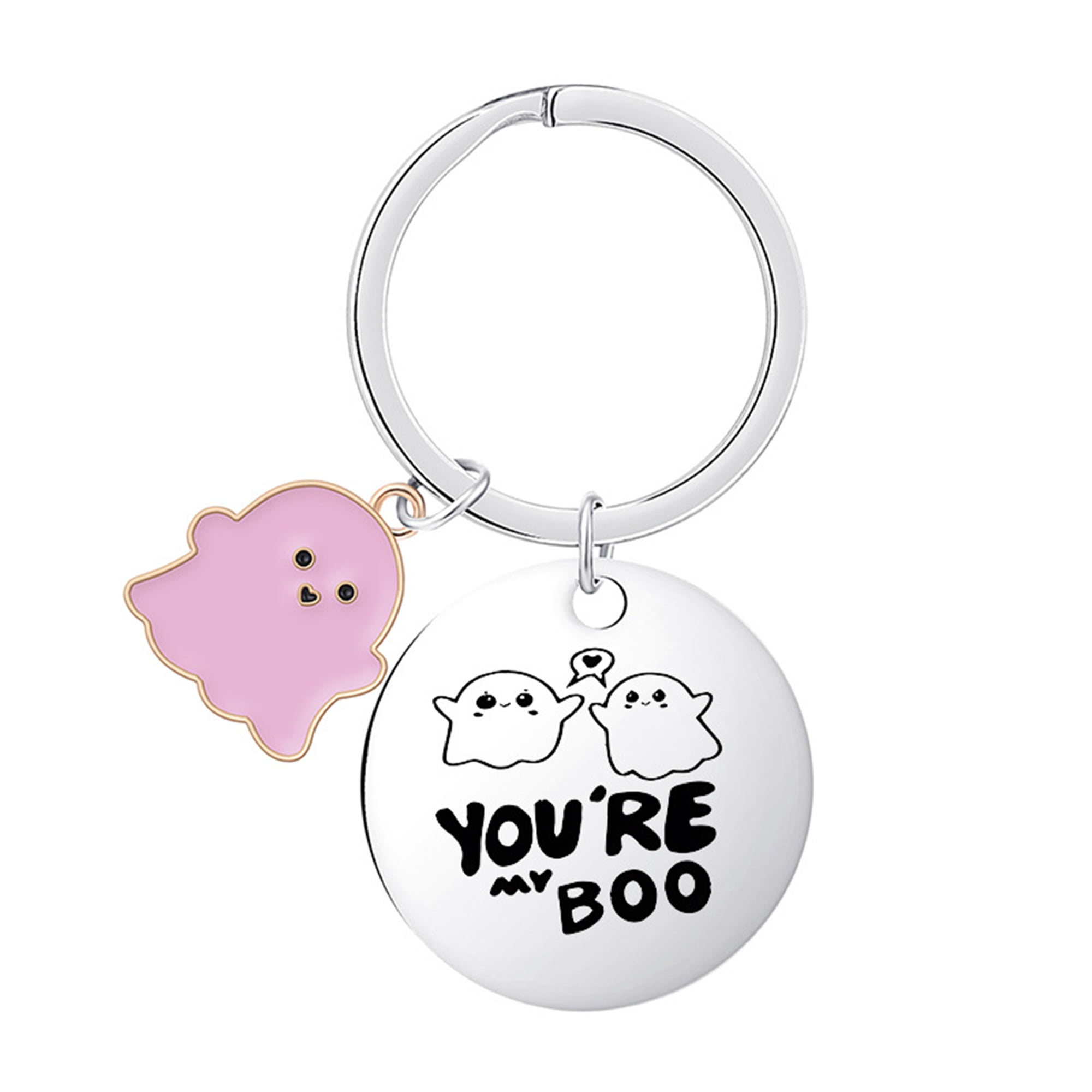 Awevudst Halloween Ghost Keychain with Friendship Blessings Present ...