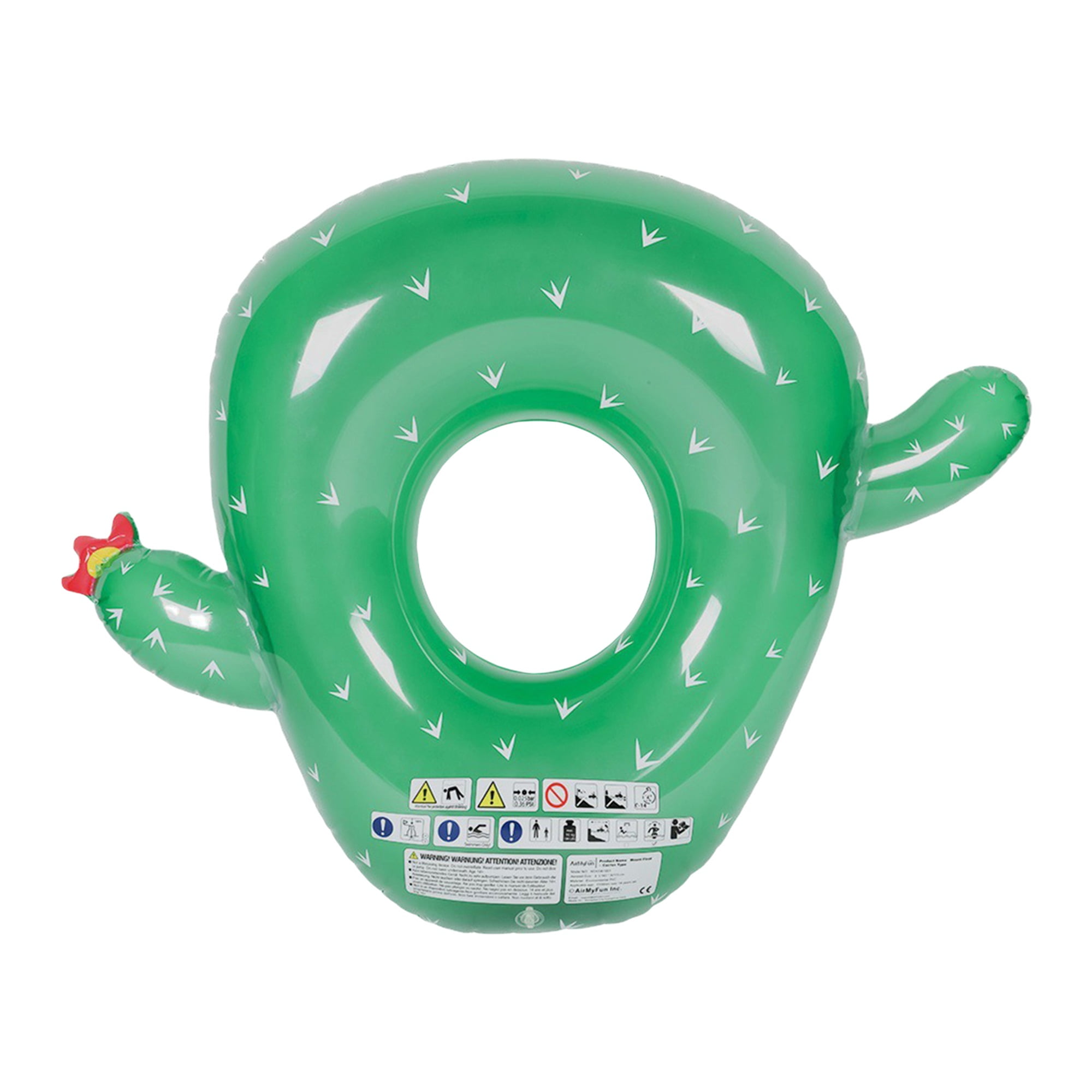 Awevudst Inflatable Swim Rings, Cactus Shaped Pool Float Circle for ...