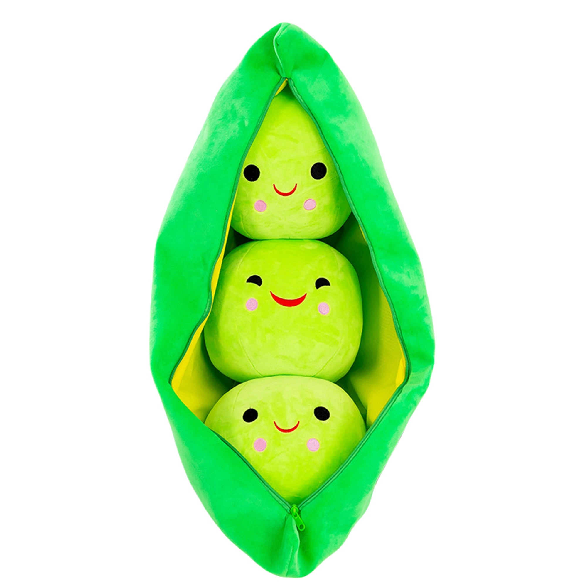Awevudst Peas in a Pod Plush Toy Pea Pod Babies Stuffed Animals Food ...