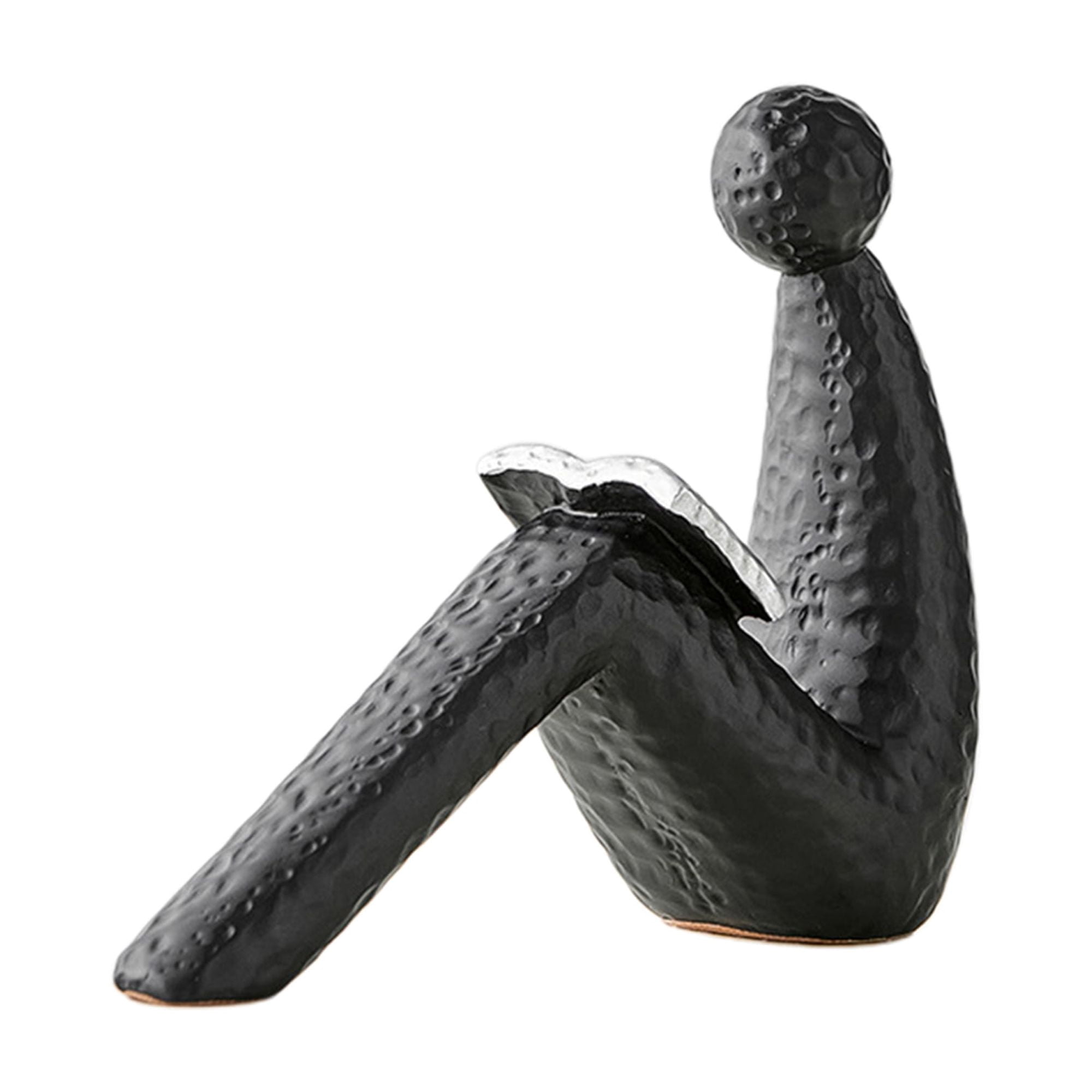 Awevudst Reading Thinker Statue Resin Abstract Art Figurine Desk ...
