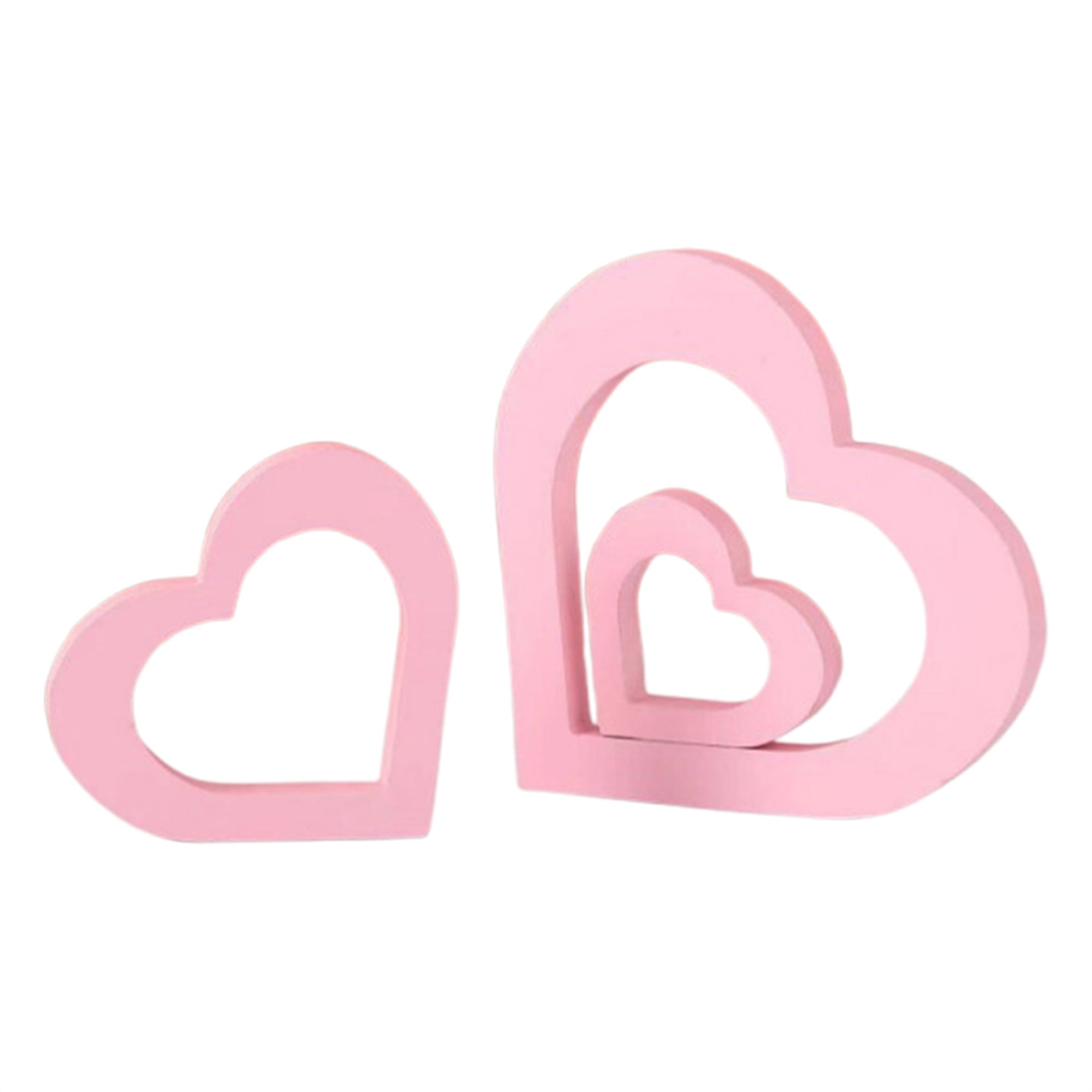 Awevudst Valentines Day Table Decorations Cute Stacking Hearts Sign ...