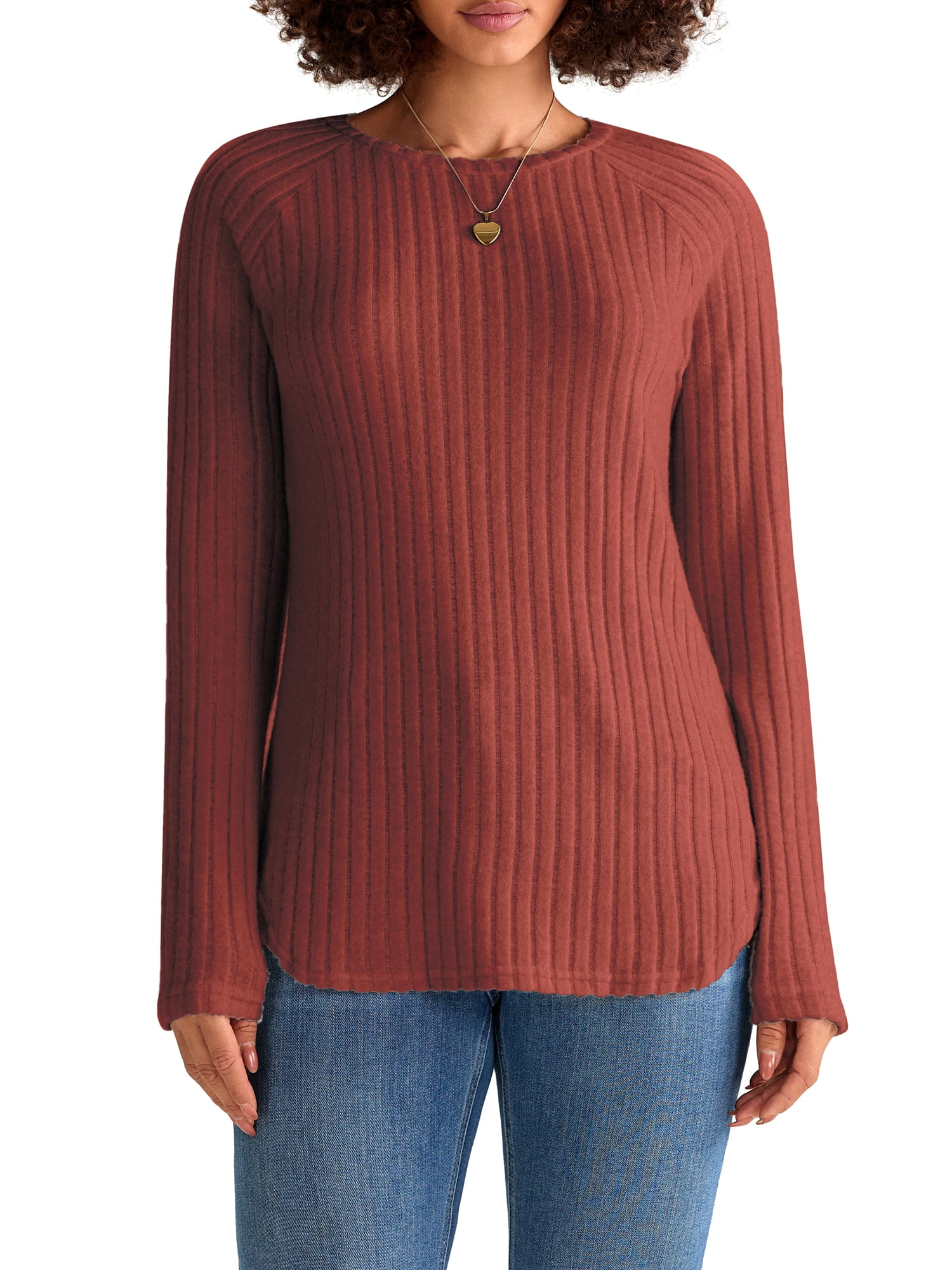 Awevudst Women Cute Split Sweaters Casual Comfy Warm Long Sleeve ...