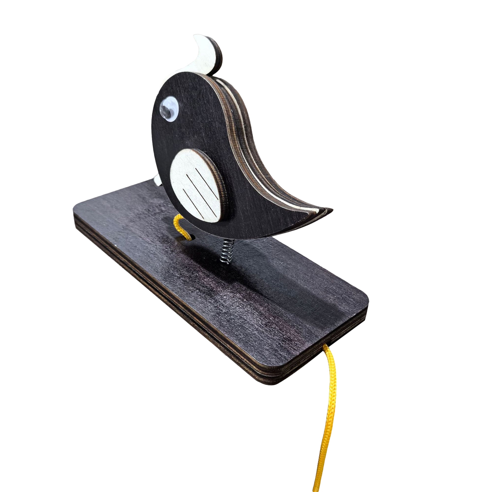 Awevudst Woodpecker Door Knocker Wooden Doorbell Handmade Bird ...