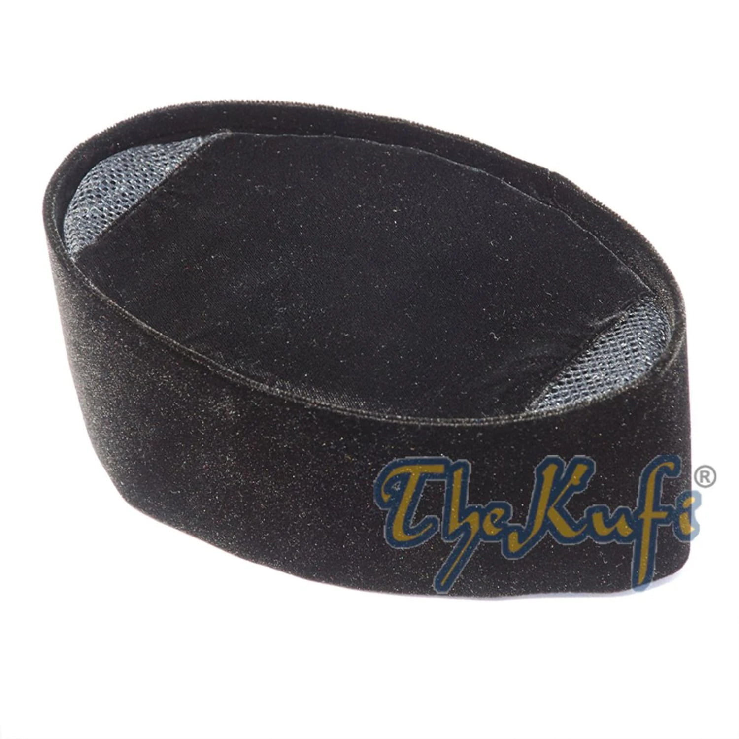 Awing® Solid Black Velvet Peci Songkok Hat Muslim Malaysian Indonesian ...