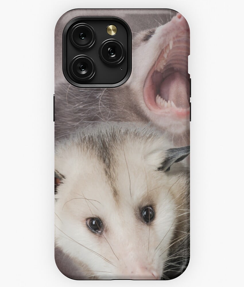 Awkward 80s Photo Opossum M3485 Phone Case for iPhone 17 16 15 14 13 12 ...