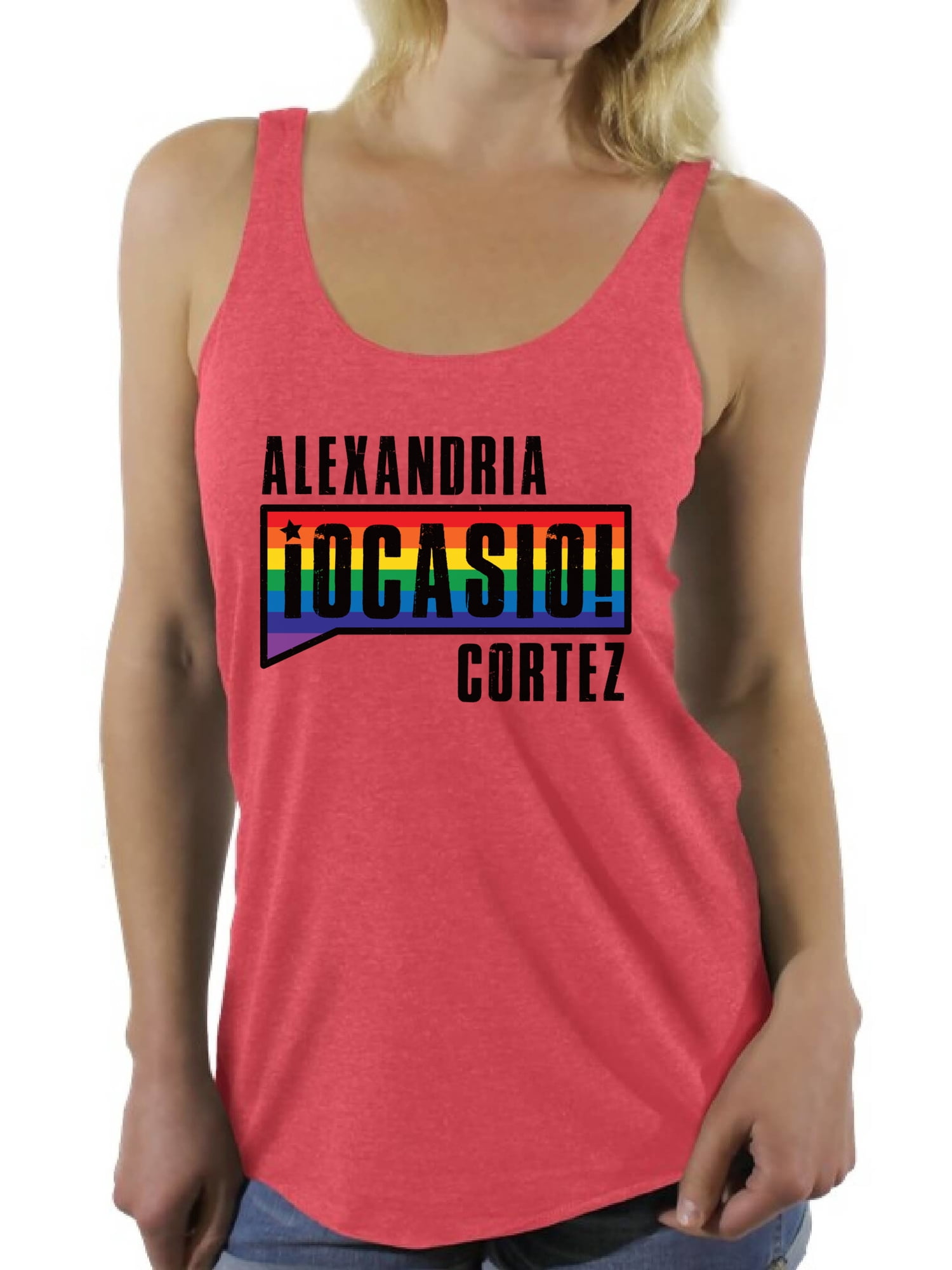 Awkward Styles Alexandria Cortez Women's Racerback Tank Top AOC Shirt ...