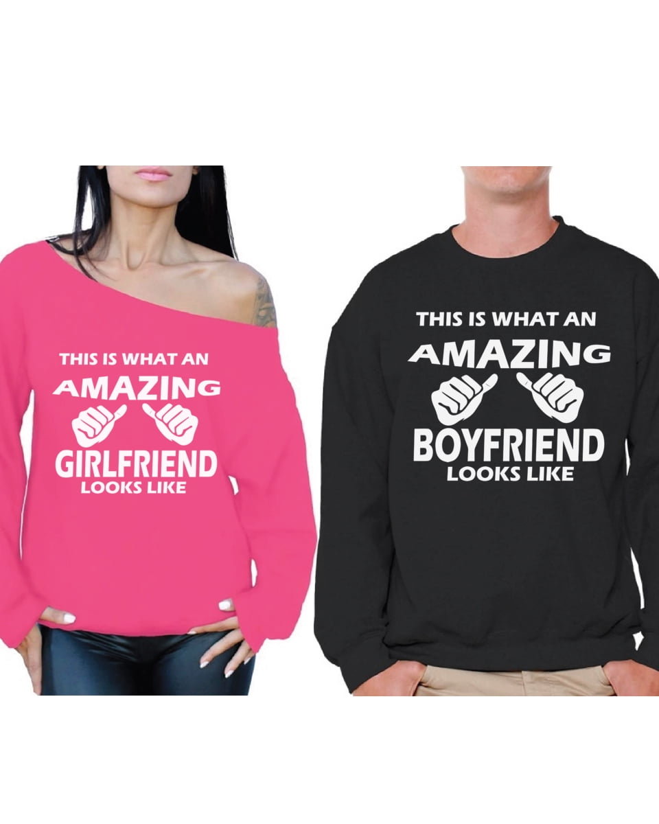 Awkward Styles Amazing Girlfriend / Boyfriend Couple Sweatshirts ...