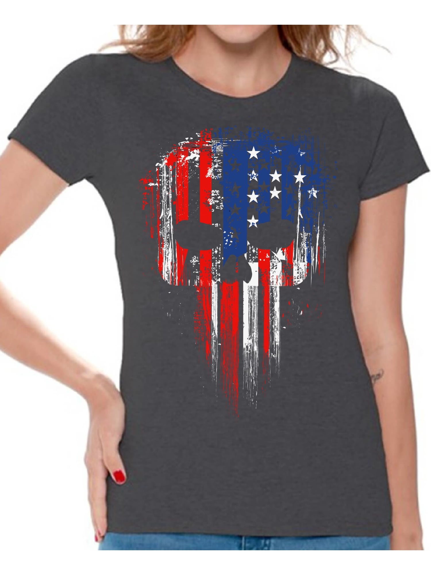 Awkward Styles American Flag Shirts for Ladies Patriotic Shirts for ...