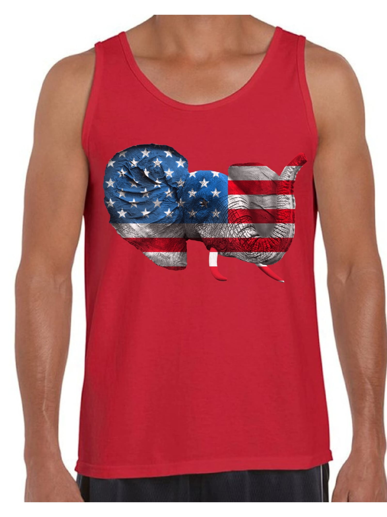 Awkward Styles American Flag Tank Tops for Men Elephant Stars and ...