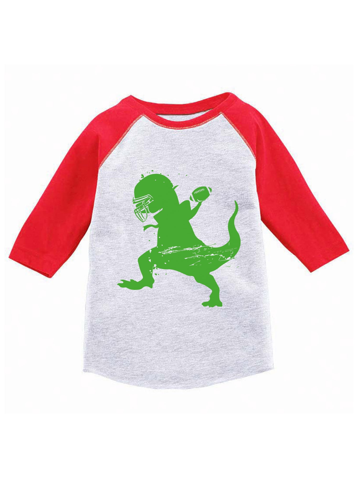 Awkward Styles American Football Dinosaur Youth Raglan Dinosaur Jersey ...