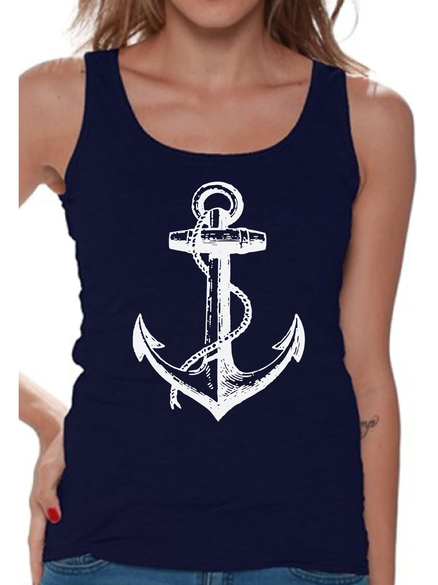 Awkward Styles Anchor Clothes for Mom Captain Tank Top for Women Marine ...