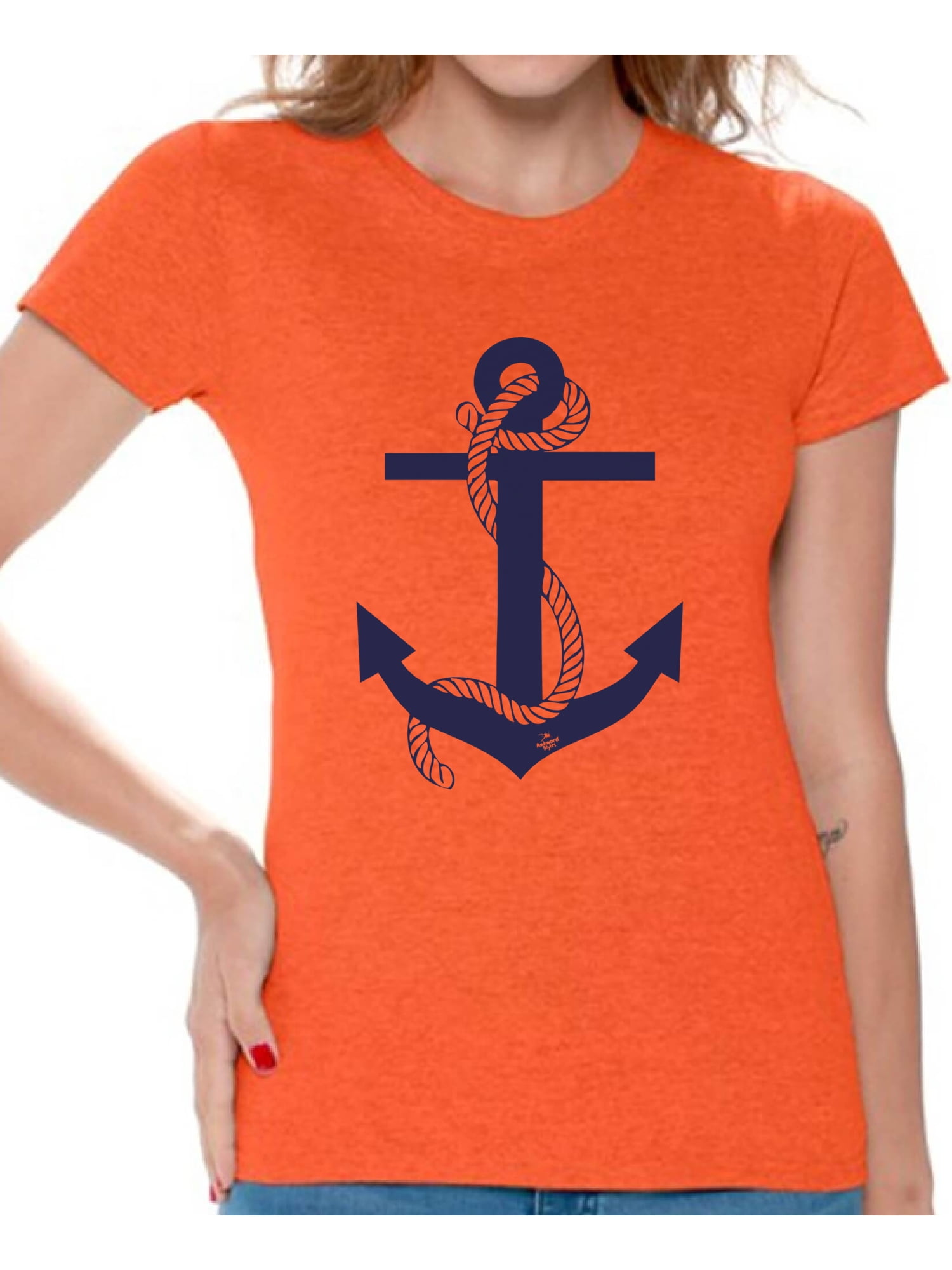 Awkward Styles Anchor T Shirt for Ladies Anchor Shirt for Women Sea Tshirt for Girls Sea Lovers ...