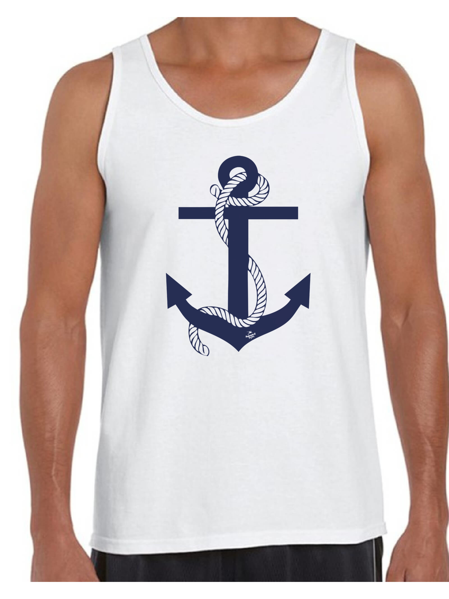 Awkward Styles Anchor Tank Top for Men Sea Tank Top for Him Marine ...