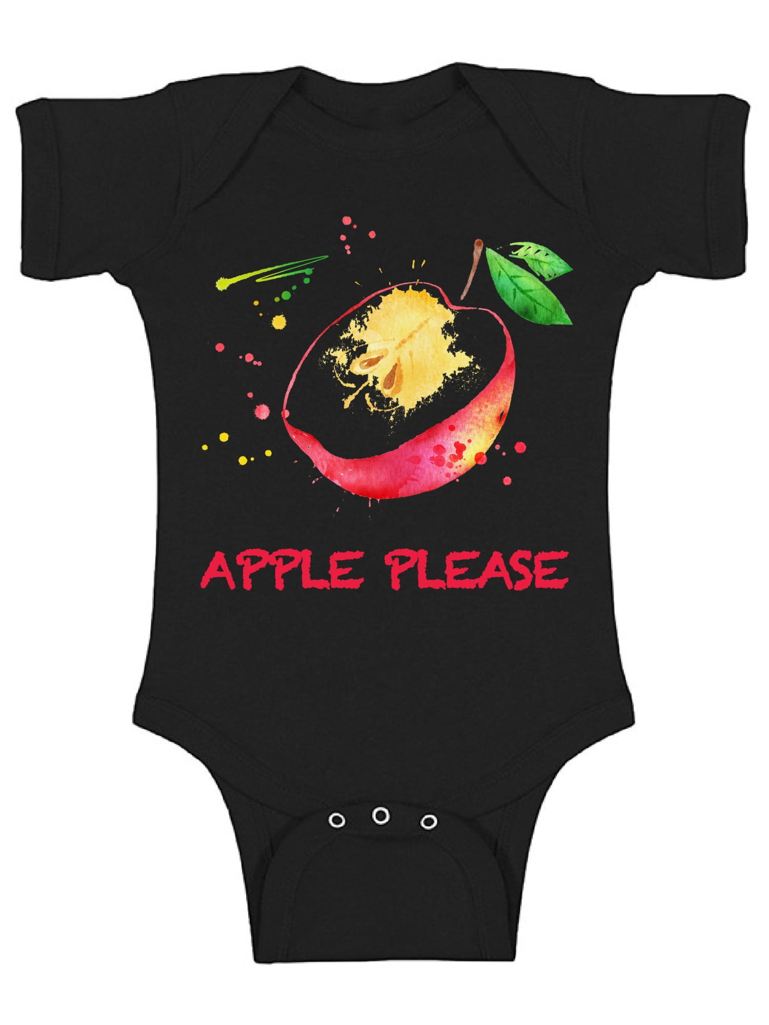 Awkward Styles Apple Please Baby Bodysuit Short Sleeve for Girls Apple ...