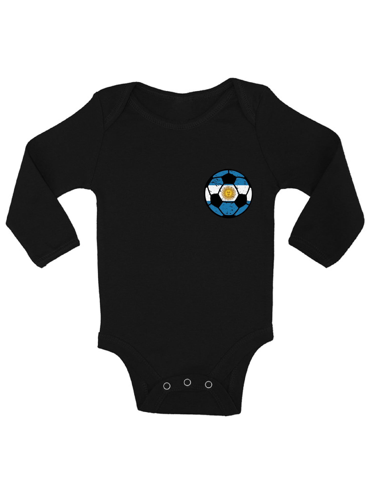 Awkward Styles Argentina Soccer Long Sleeve Baby Bodysuit Argentina One ...