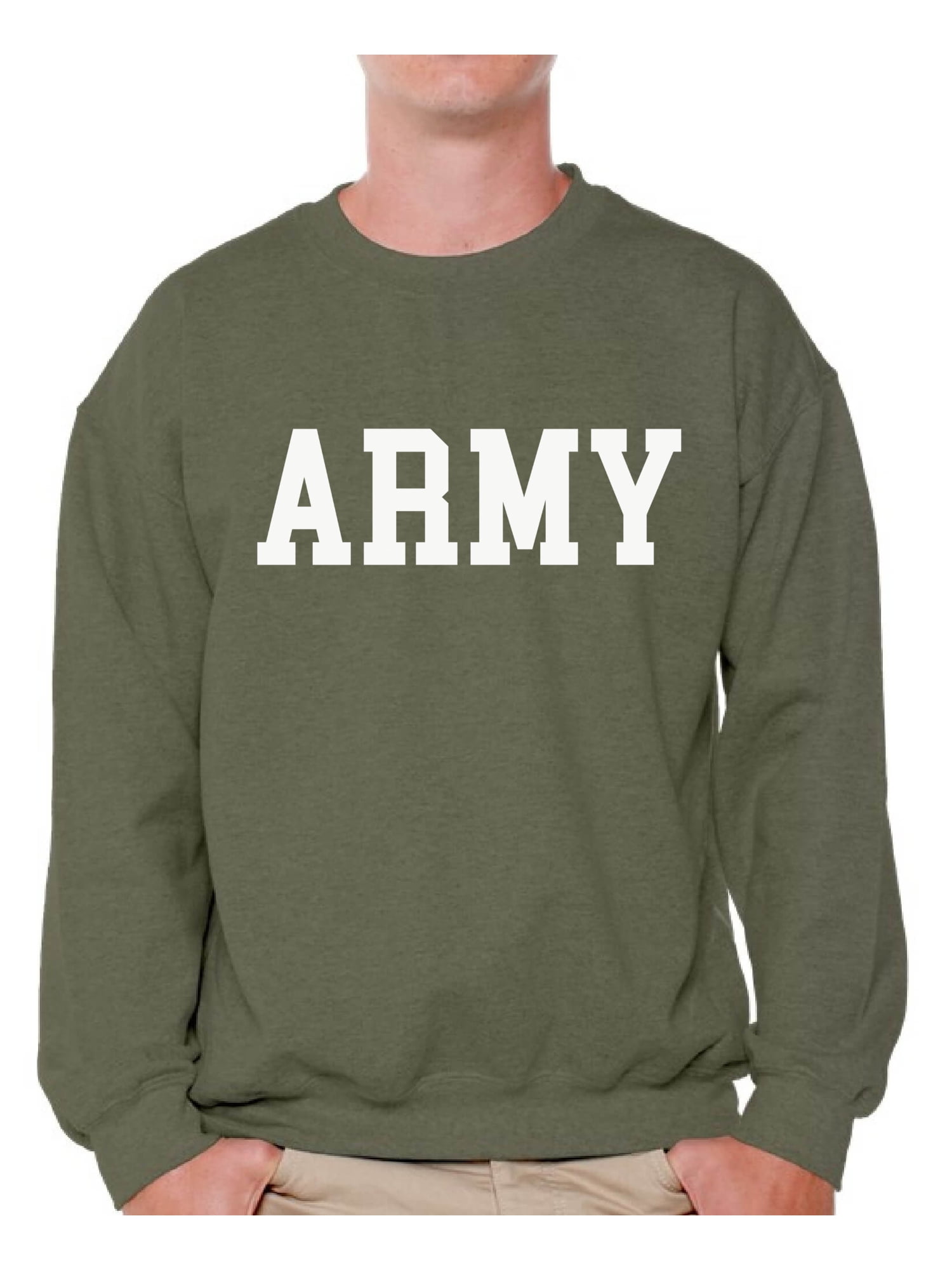 Awkward Styles Army Sweatshirt Army Pullover Sweater Army Men's ...