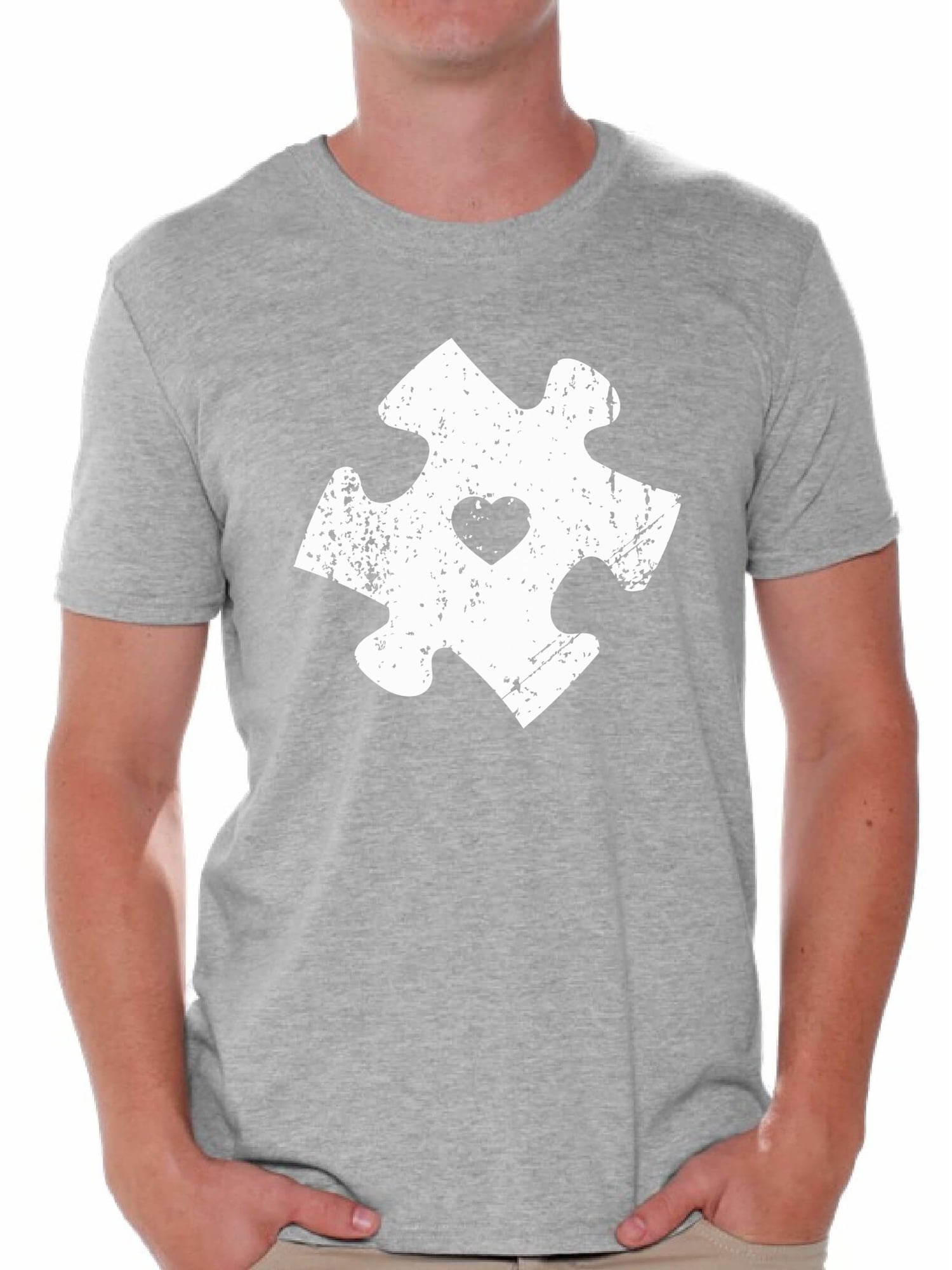 Awkward Styles Autism Puzzle Shirts for Men Autism Awareness T Shirt ...