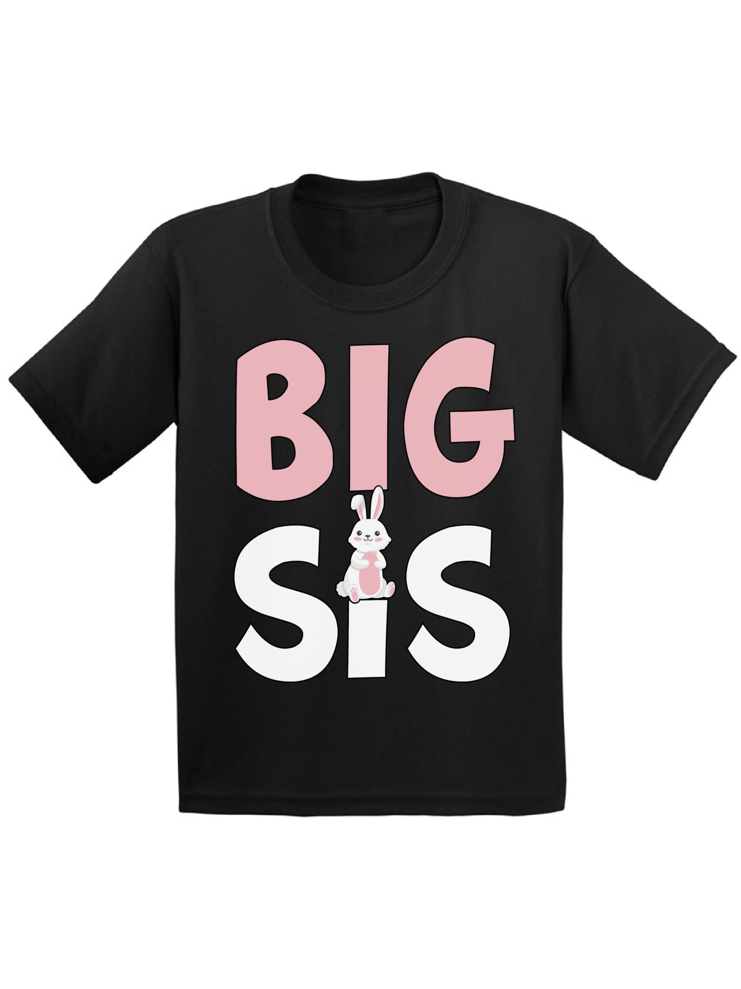 Awkward Styles Baby Announcement Shirts Rabbit T Shirt for Baby Girls Big Sis T-Shirt Bunny ...