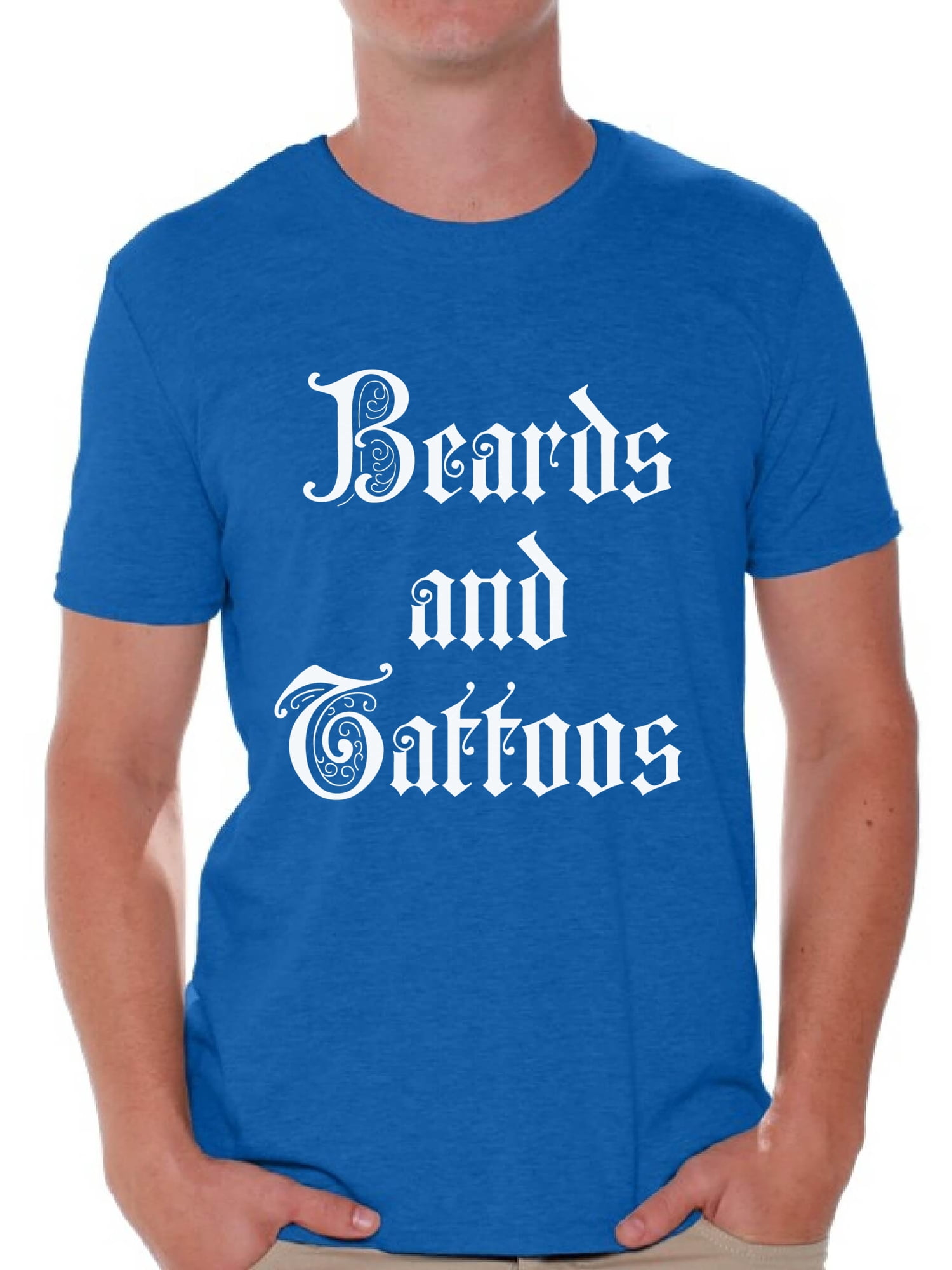 Awkward Styles Beards and Tattoos Tshirt for Men Tattoo Shirts Funny ...