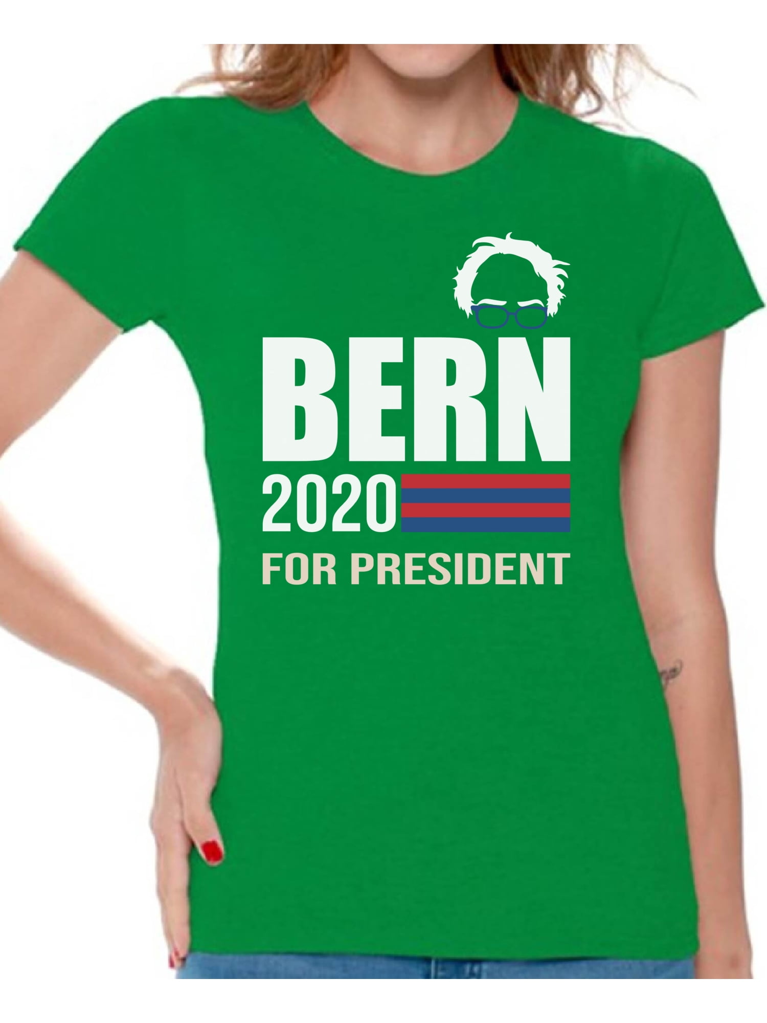 Awkward Styles Bernie Sanders T-Shirt Bern for President 2020 Shirts ...