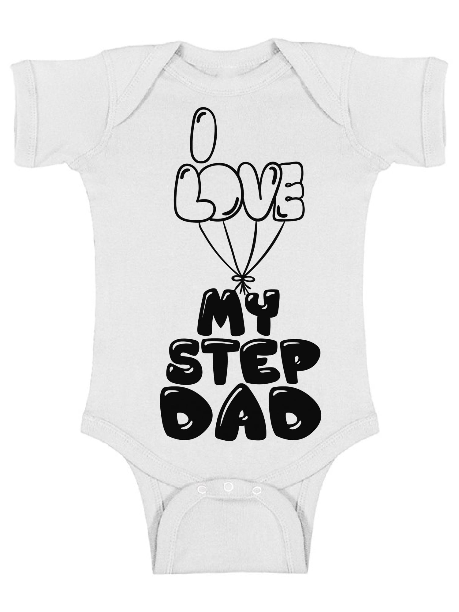 Awkward Styles Best Father Bodysuit Short Sleeve Cute One Piece I Love ...