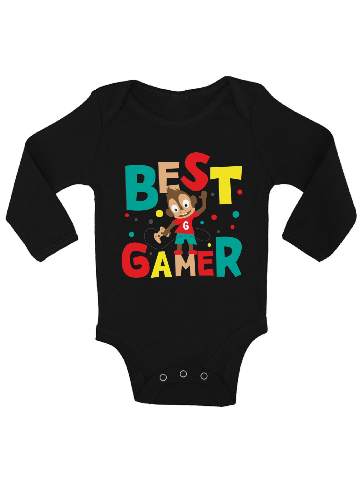 Awkward Styles Best Gamer Baby Bodysuit Long Sleeve Cute Baby Shower ...