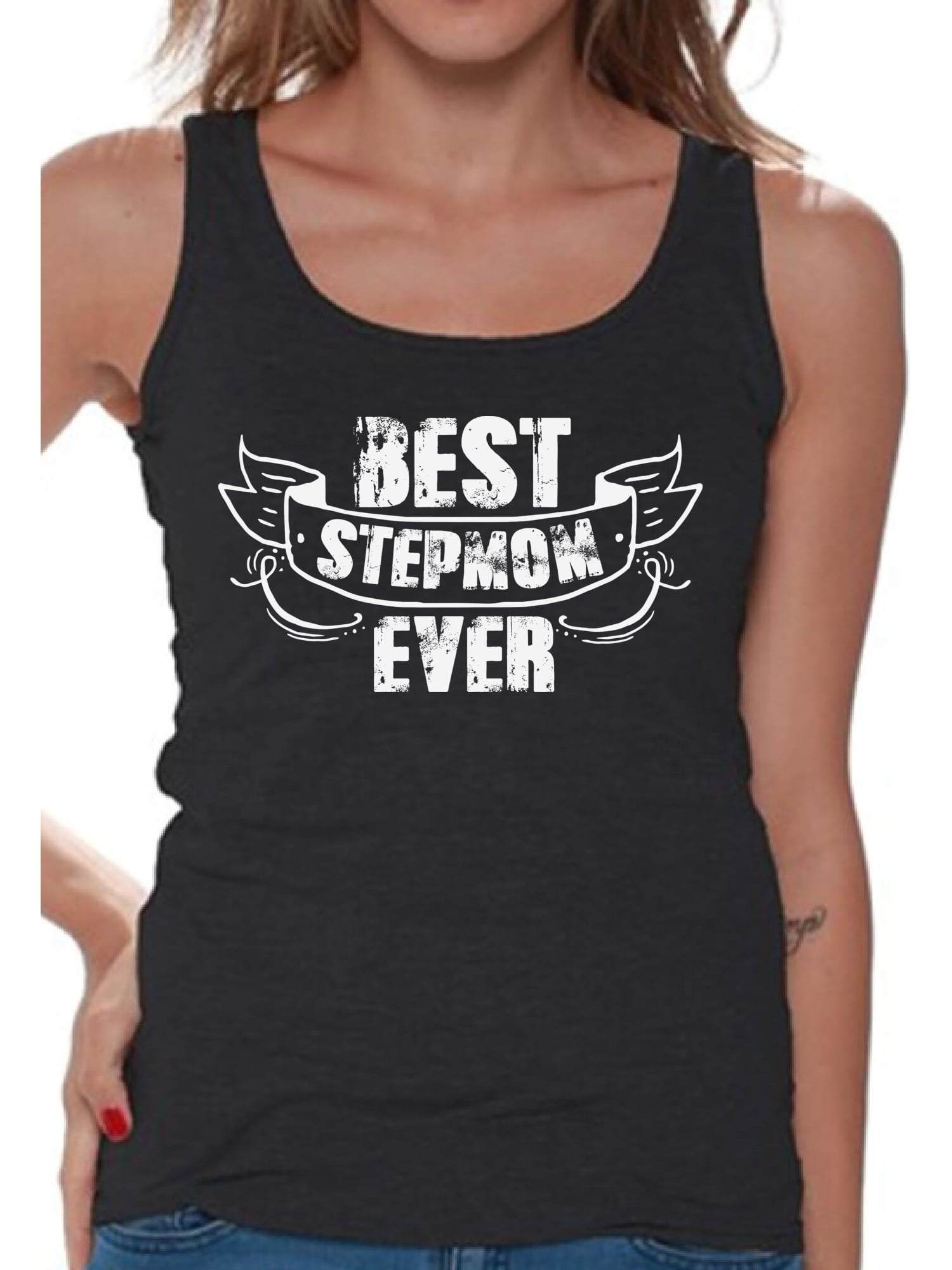 Awkward Styles Best Stepmom Ever Tank Top For Women Cute Step Mom Tops