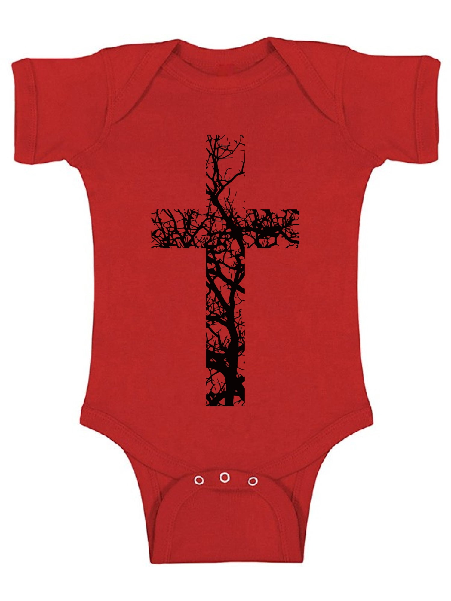 Awkward Styles Black Cross Baby Bodysuit Short Sleeve Tops for Newborn ...
