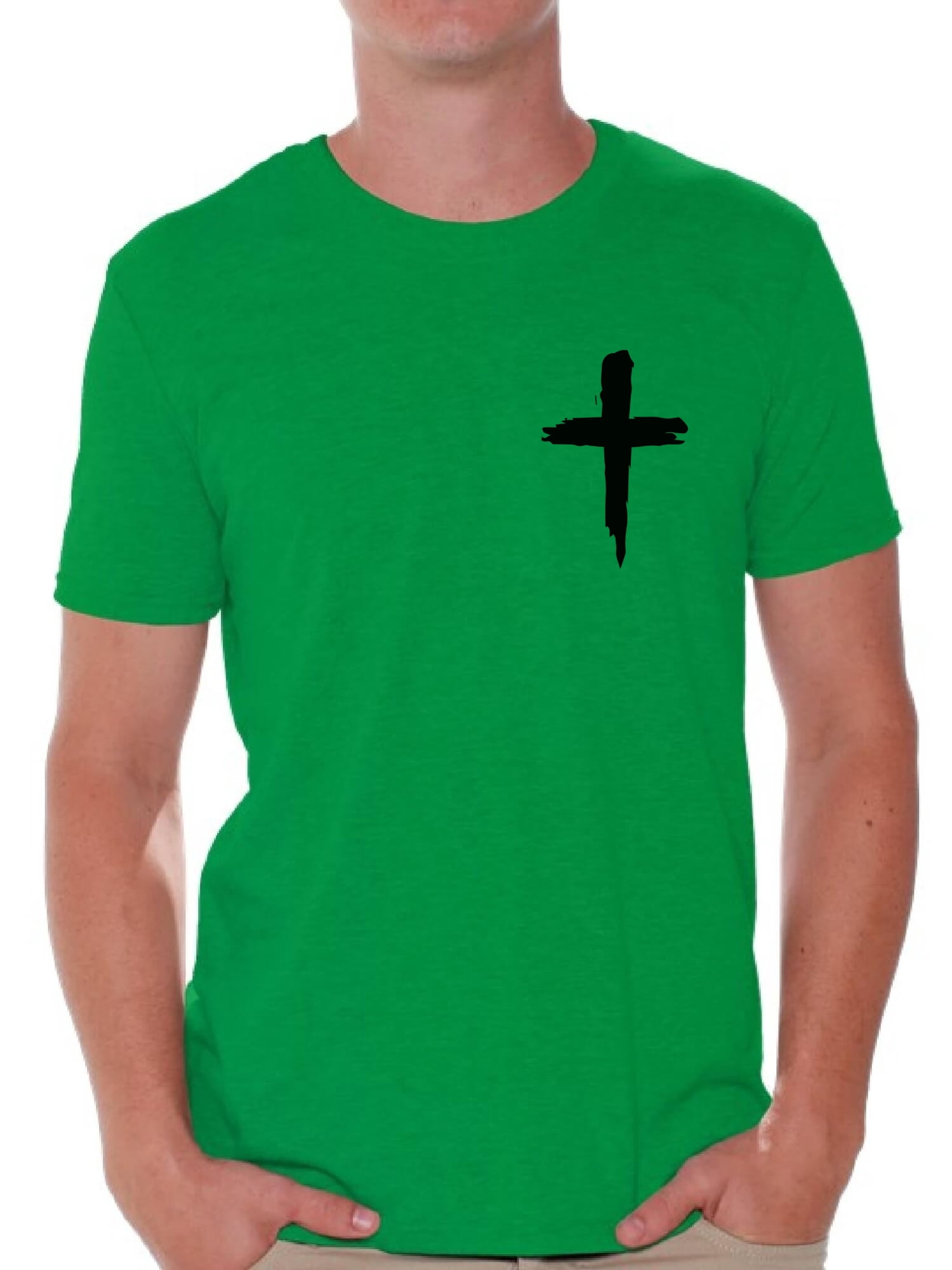 Awkward Styles Black Cross Shirt for Men Christian Mens Shirts ...