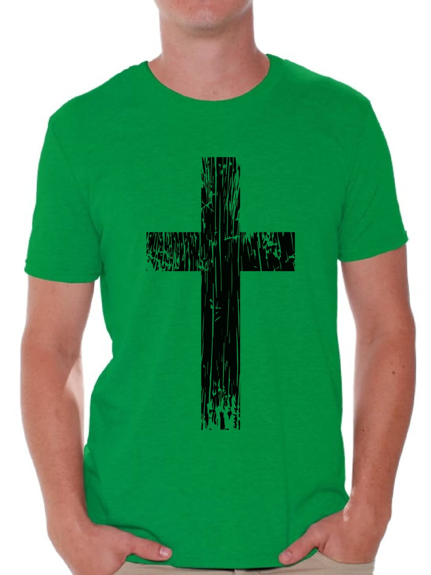 Awkward Styles Black Cross T Shirt for Him Christian Mens Shirts ...